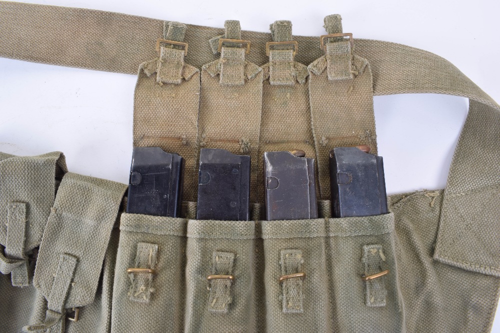 British Airborne Forces Seven Pocket Sten Gun Magazine Pouch, very good ...