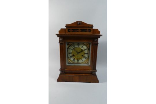 A German HAC 14 Day Mantle Clock, Made in Wurttemberg, With Pendulum ...