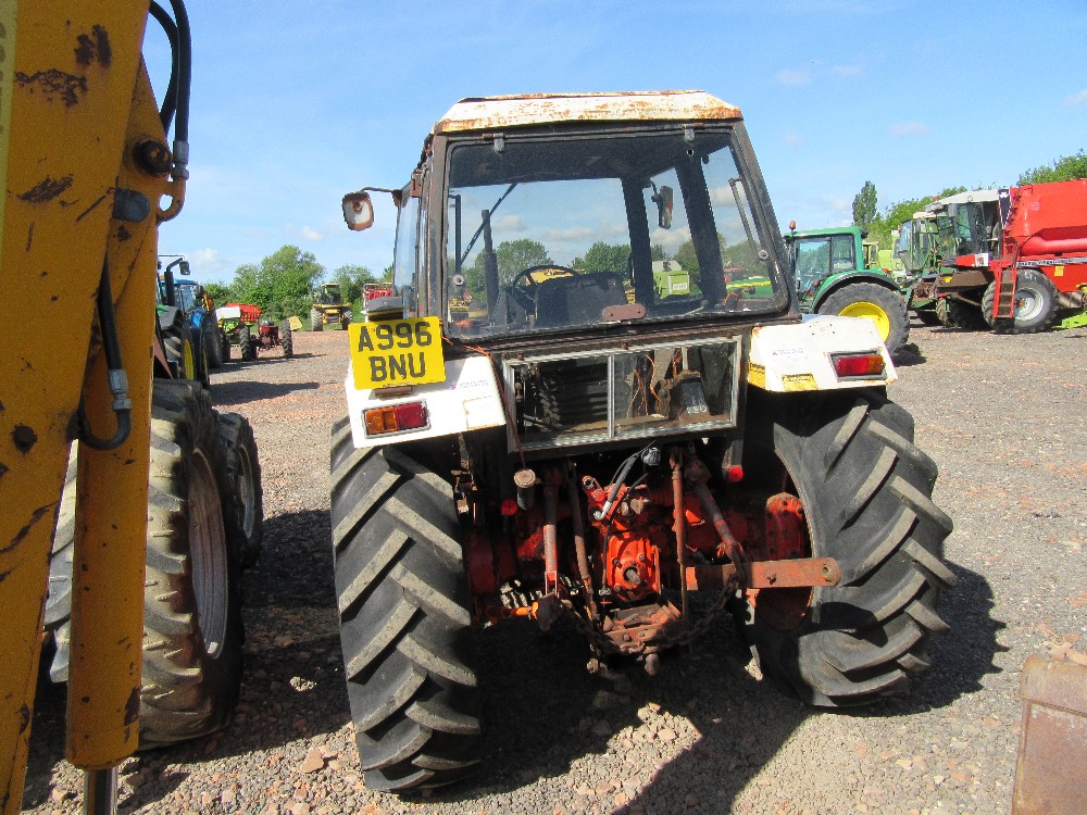 David Brown Case 1290 4x4 Tractor with Loader. 3180 Hrs. Reg No. A996 BNU