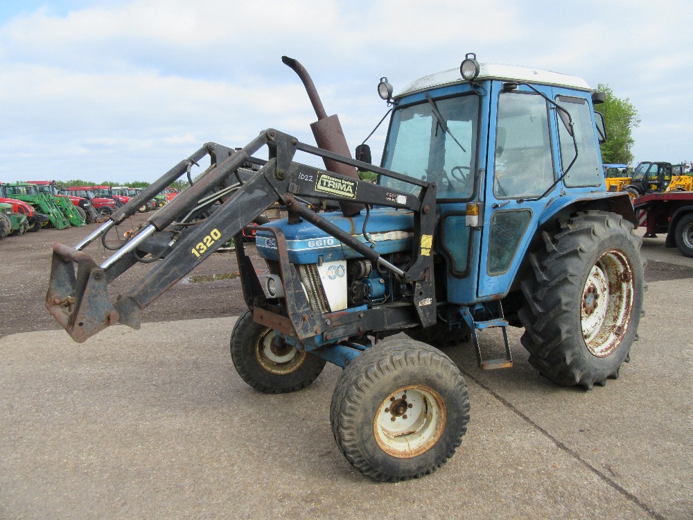 1982 Ford 6610 2wd H Pattern Tractor With Trima 1320 Loader. V5 will be ...
