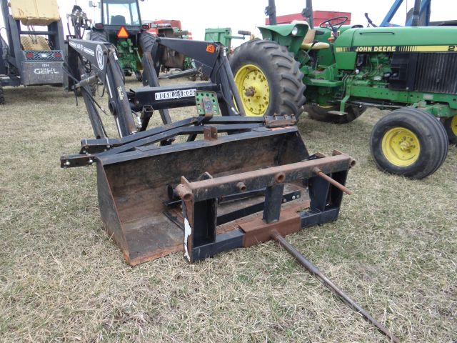 Lot 2253 Bush Hog 2426 Loader Joystick, Bucket and Bale Spike, Brackets ...