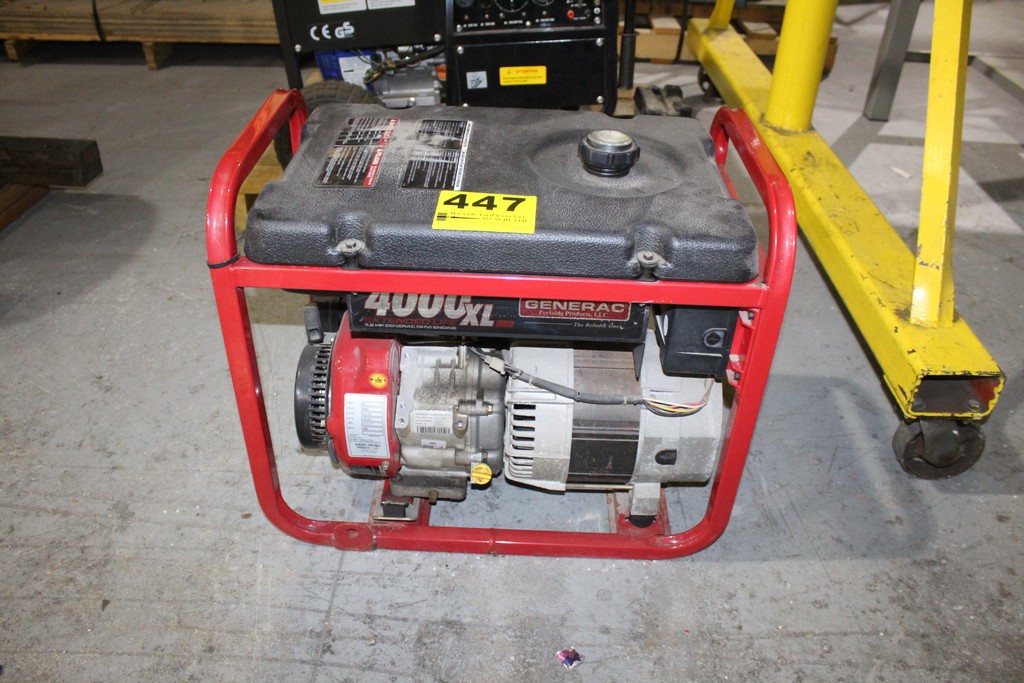 GENERAC 4000XL GENERATOR WITH GN2207 7-8HP ENGINE