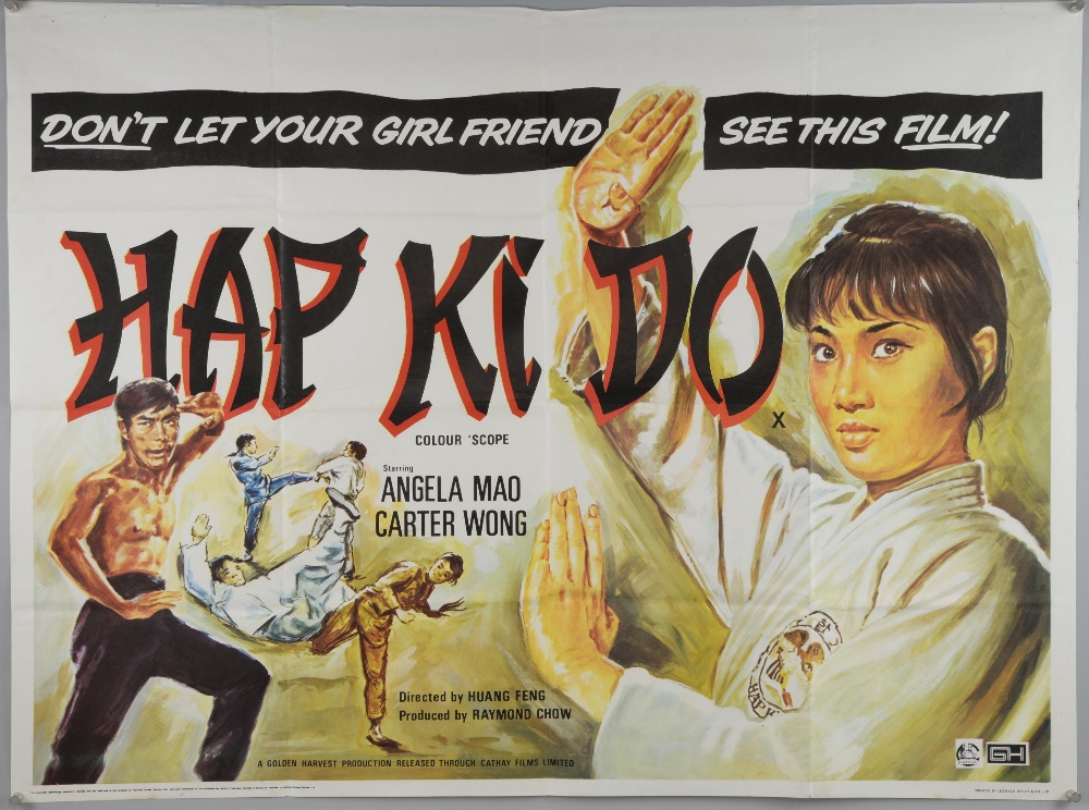 Two Martial Arts themed British Quad film posters for Hapkido (1972 ...