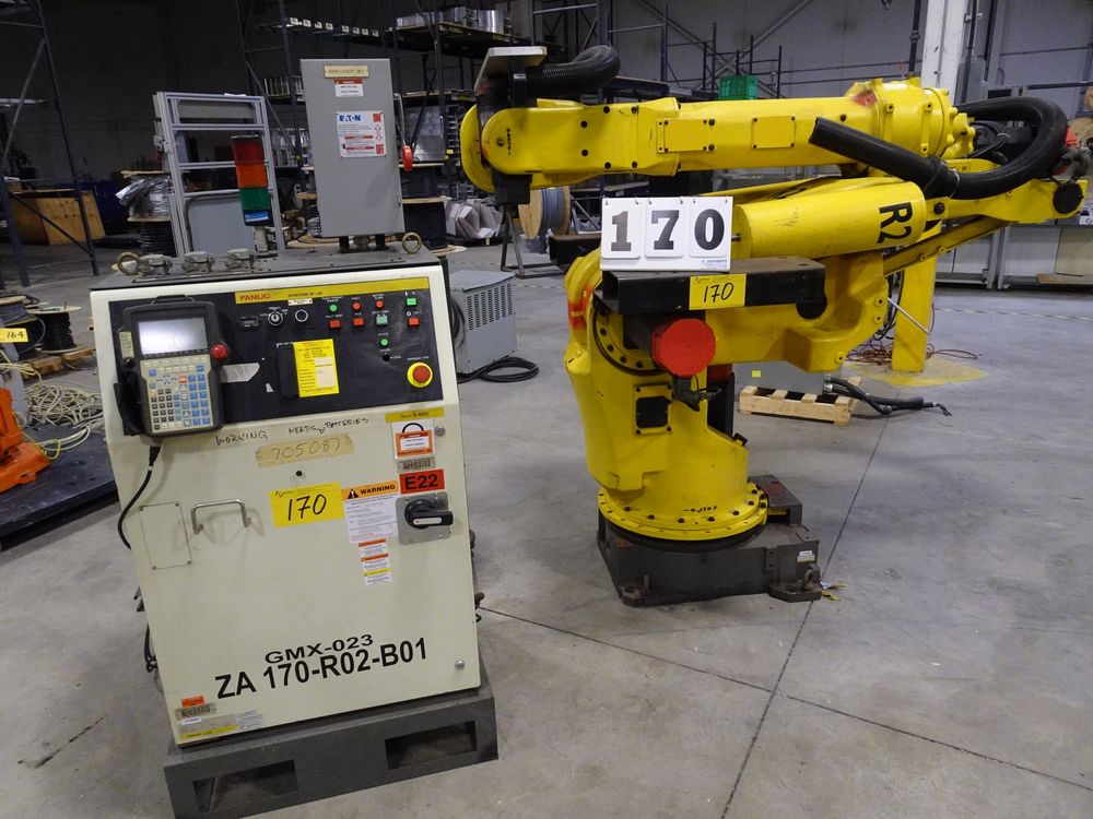 1997 FANUC 2-420I W ROBOT W/FANUC SYSTEMS R-J2 CONTROLLER, S/N R980903724