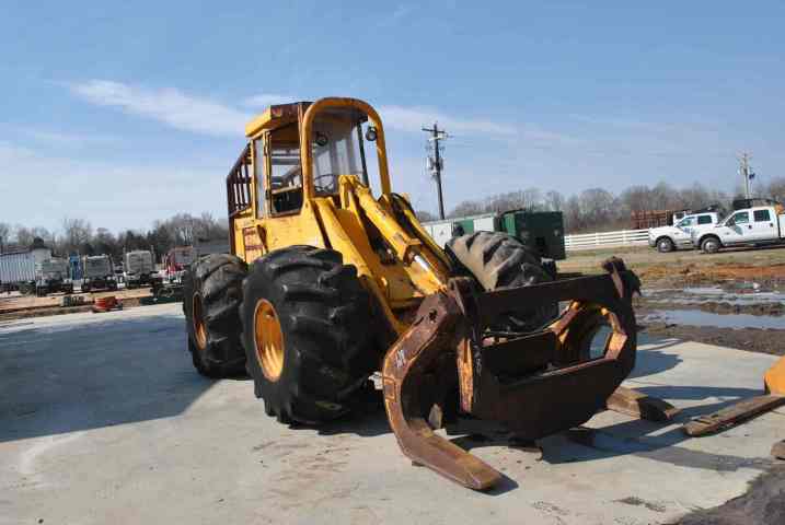 JOHN DEERE 544C WHEEL LOADER W/LOG FORKS; W/CLAMP