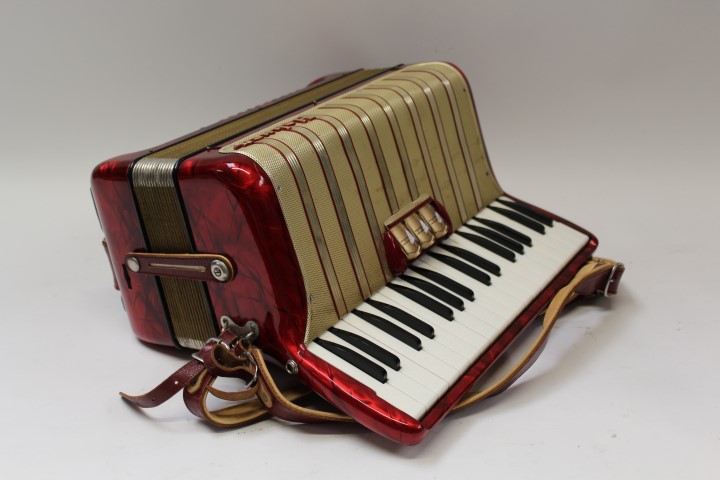 Vintage Hohner accordion, model - Concerto II, in original case