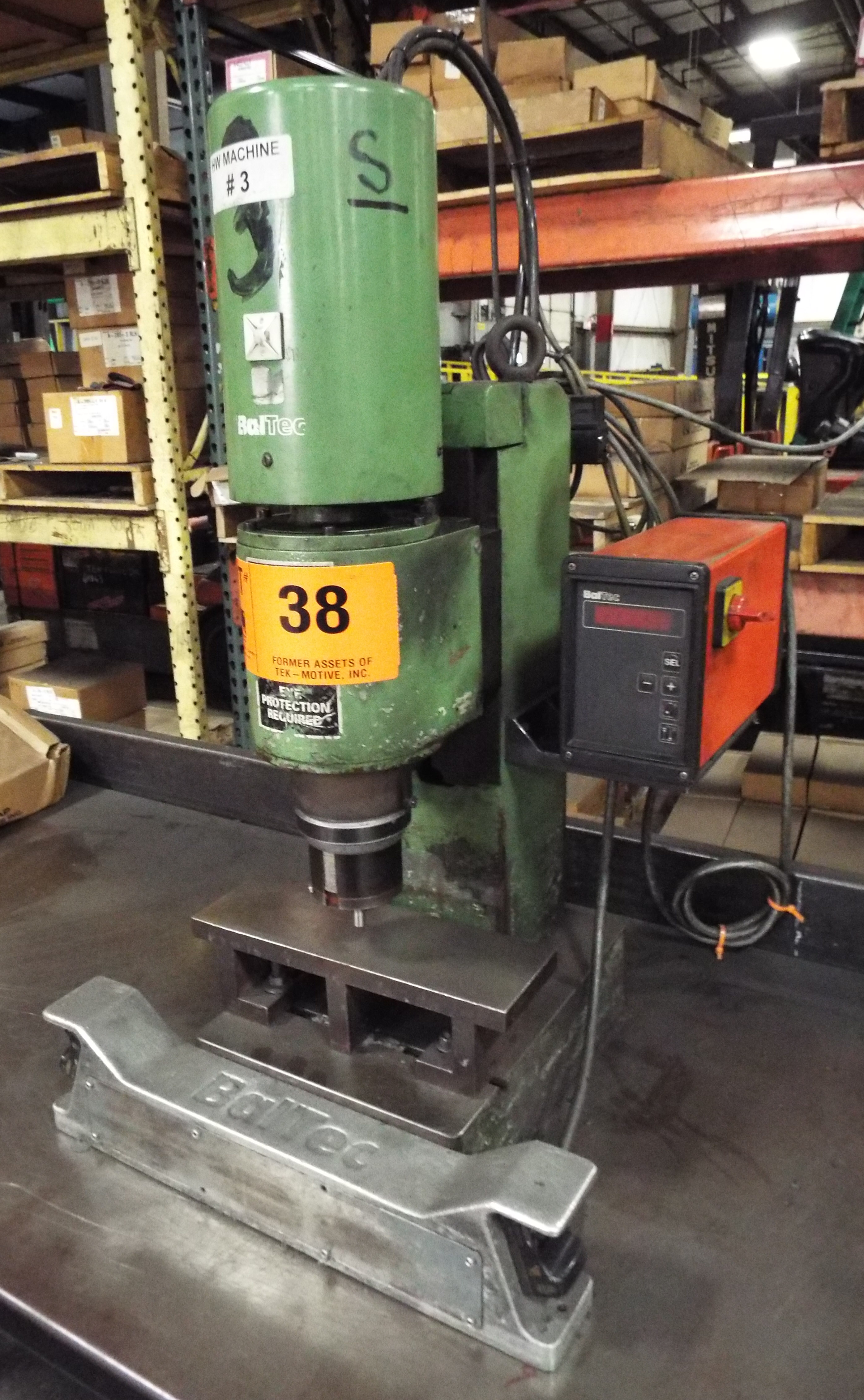 { Choice of lots: 38 } } BALTEC RN231 INSERTION PRESSES WITH BALTEC ...