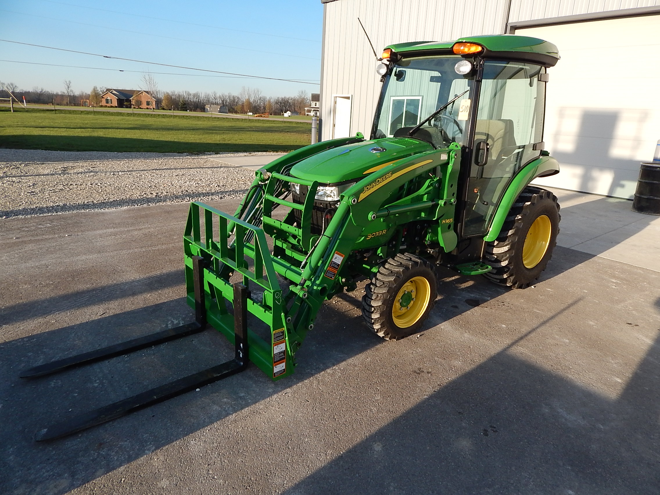 2015 John Deere Model 3033 Compact Utility Tractor, Diesel, 4 WD ...