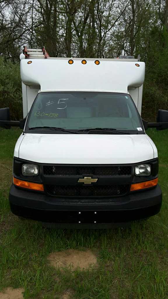 2015 Chevy Spartan 12,300 GVW Box Van - White39,128 miles, Automatic ...