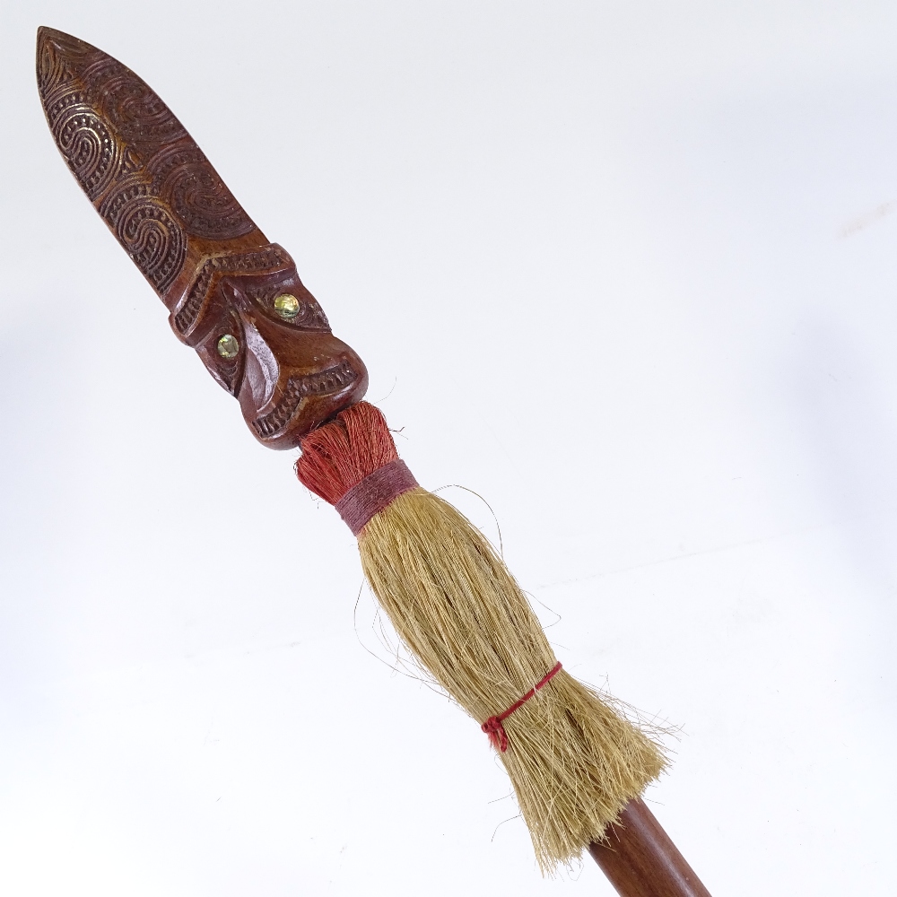 A New Zealand Maori Taiaha, length 154cm