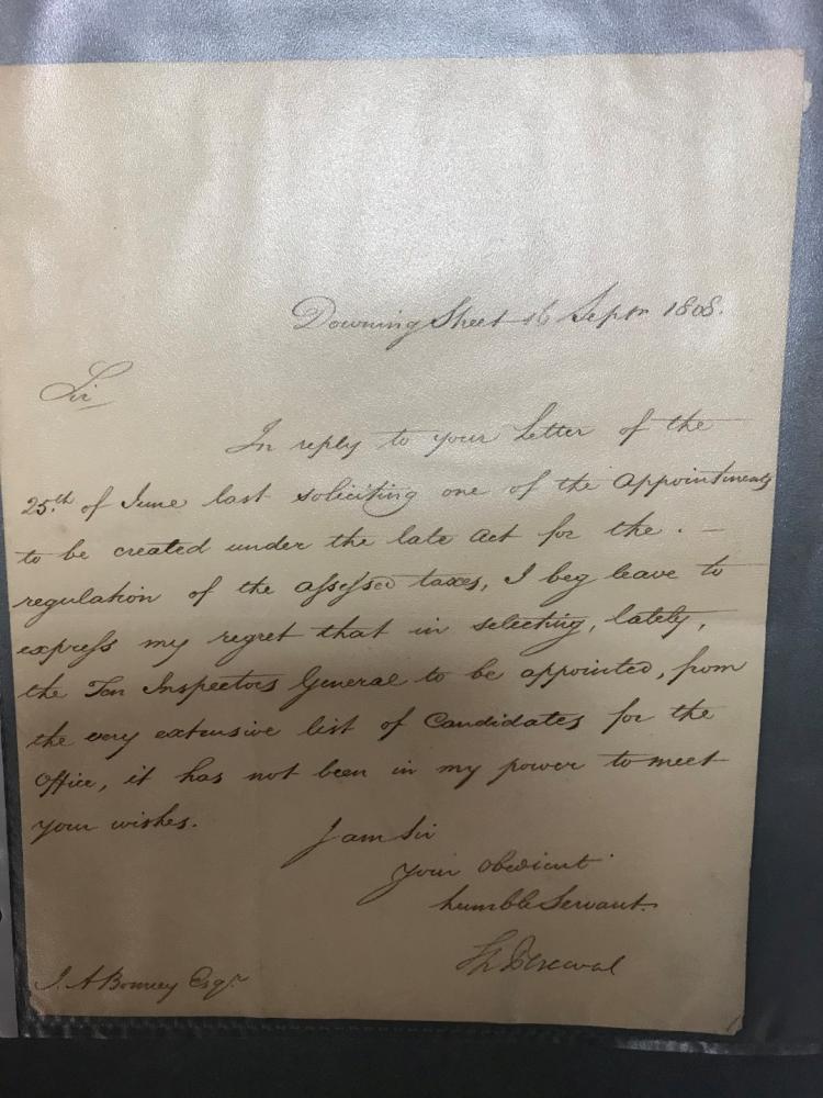 Collection of autograph letters signed. Michael Faraday FRS, 2pp, to a ...
