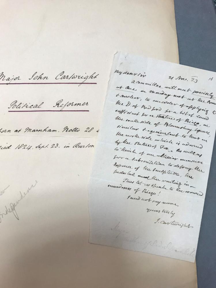 Collection of autograph letters signed. Michael Faraday FRS, 2pp, to a ...