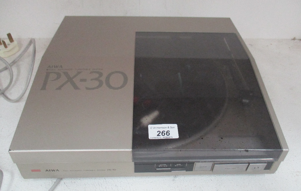 Vintage Aiwa PX-30 full automatic turntable system.