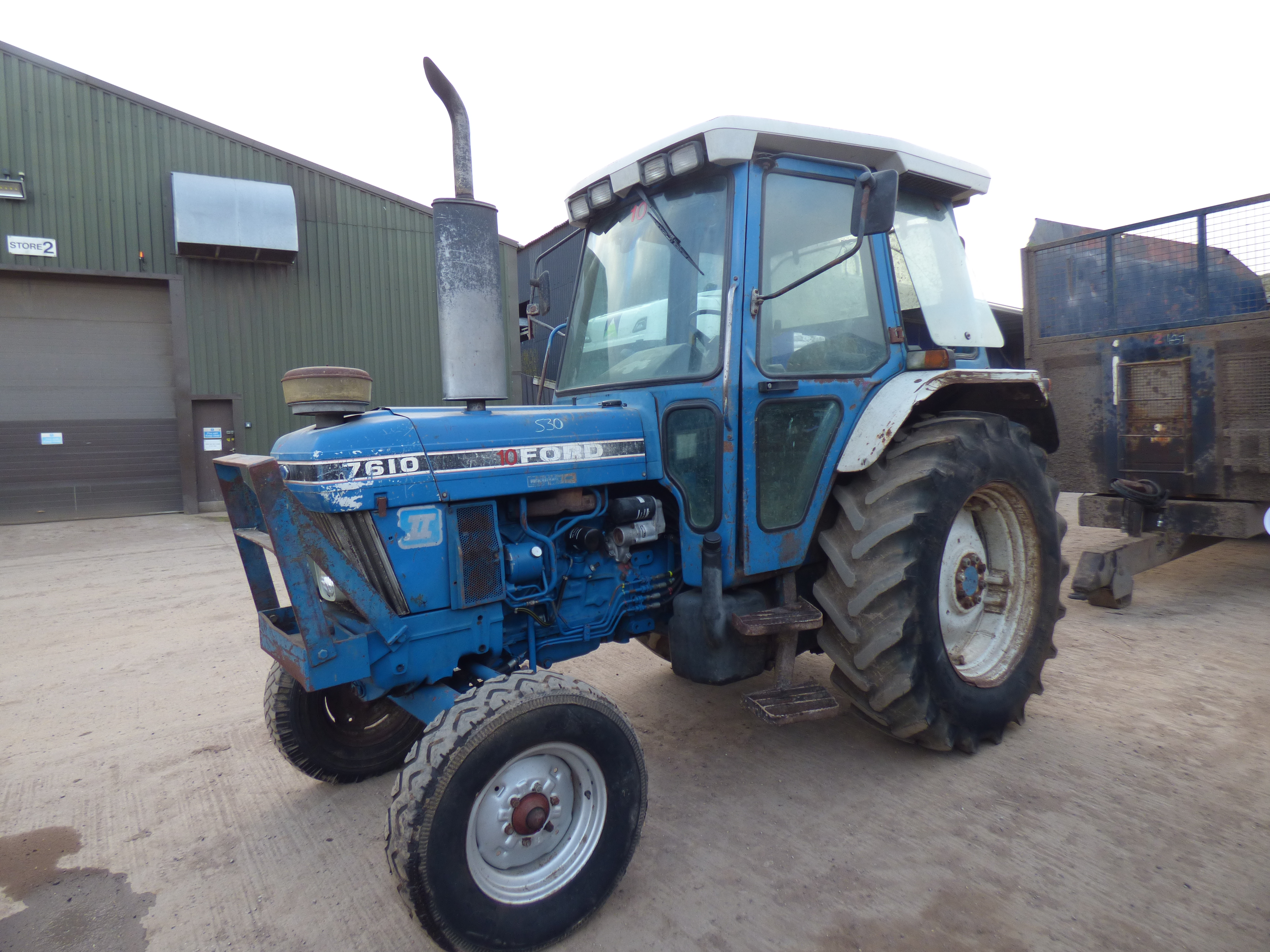 FORD 7610 2wd TRACTOR Super – Q Cab (E921 CDM) Hours: Unknown Power ...
