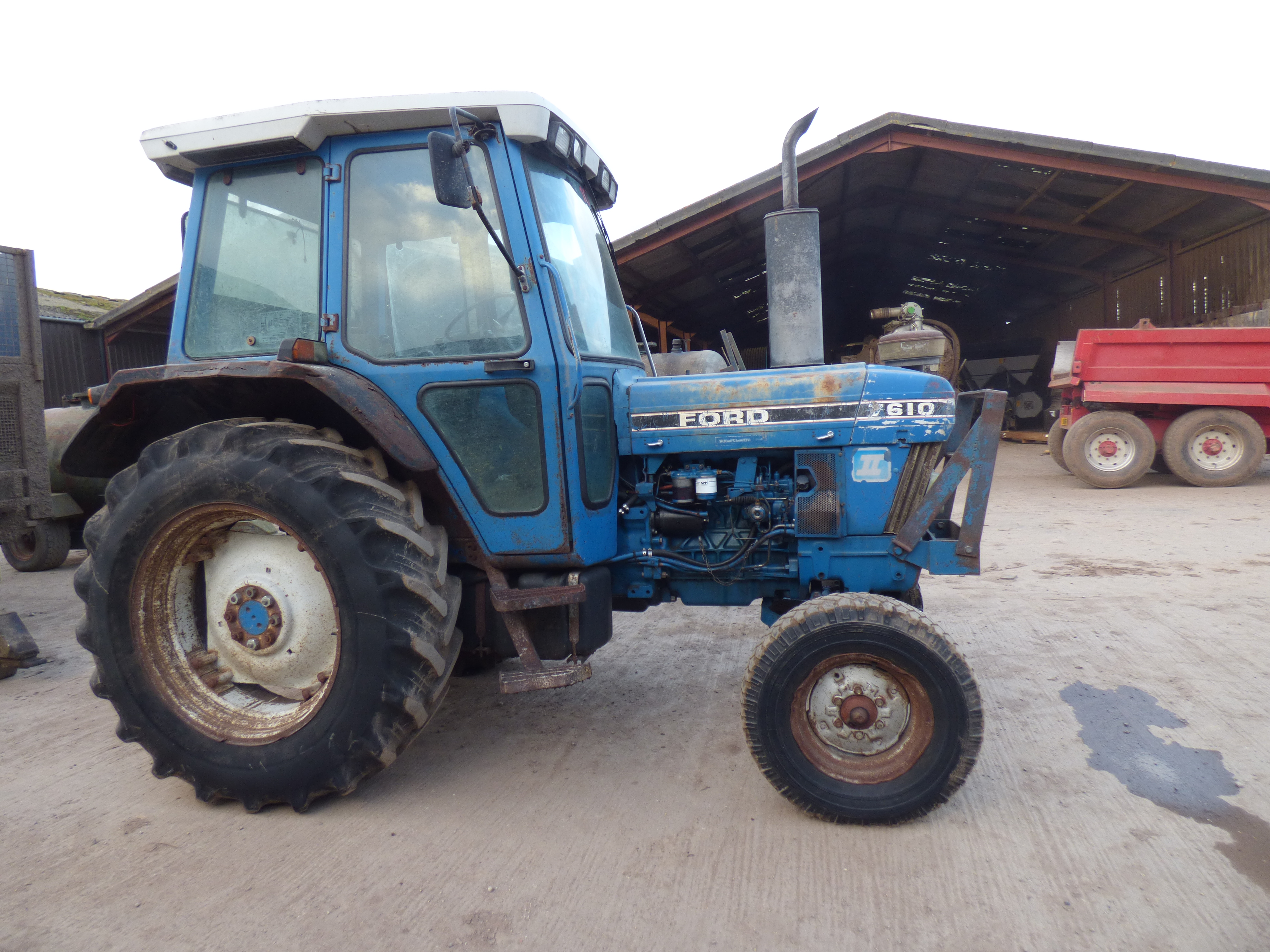 FORD 7610 2wd TRACTOR Super – Q Cab (E921 CDM) Hours: Unknown Power ...