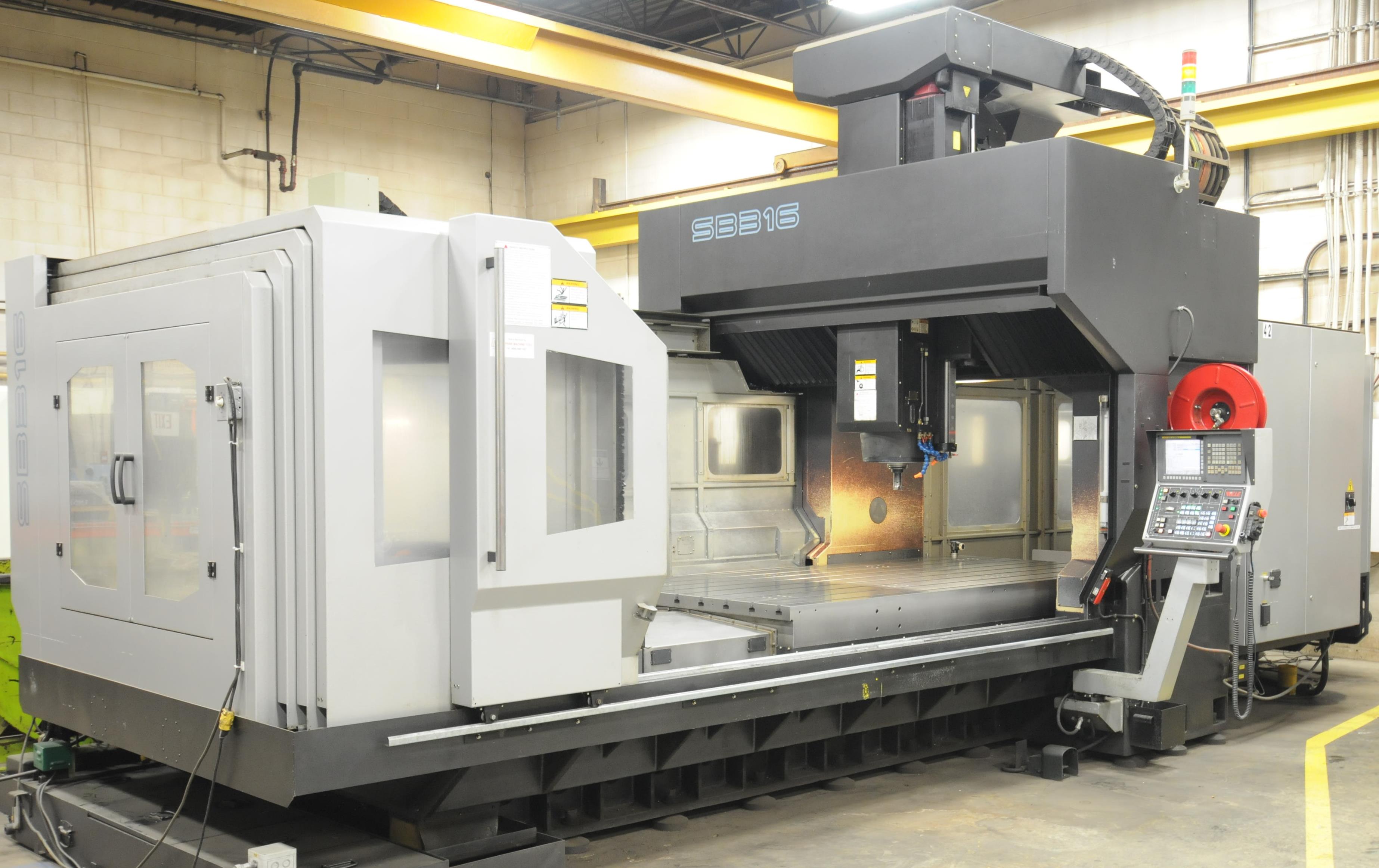 TOYODA WELE (2012) SB-316 CNC BRIDGE TYPE VERTICAL MACHINING CENTER ...