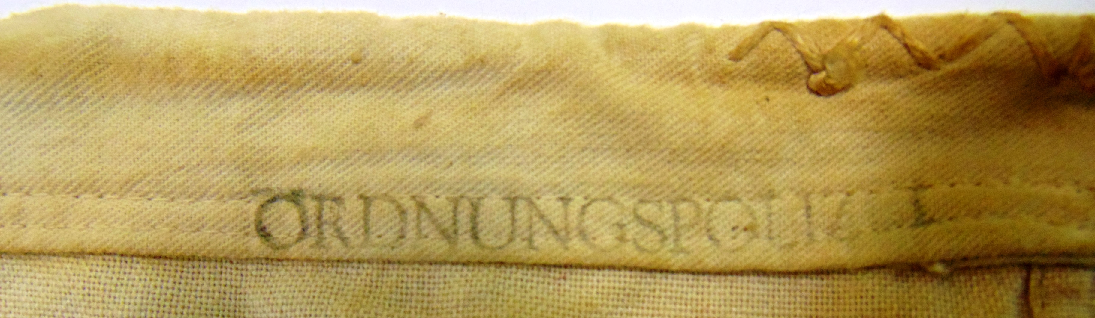 POLIZEI - S.S. ORDNUNGSPOLIZEI (CHIEF OF THE ORDER POLICE) 'ORPO' FLAG ...