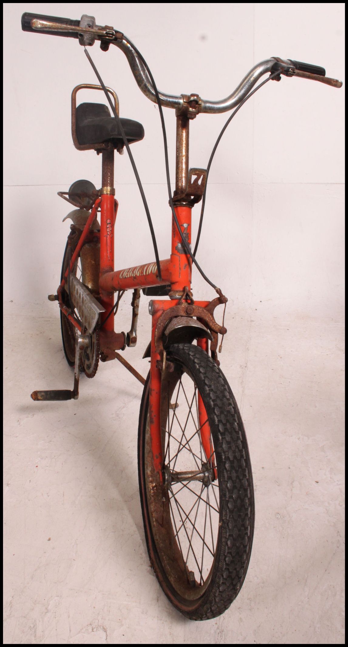 A vintage 1970's Raleigh Commando childs bicycle, very much ' Chopper ...