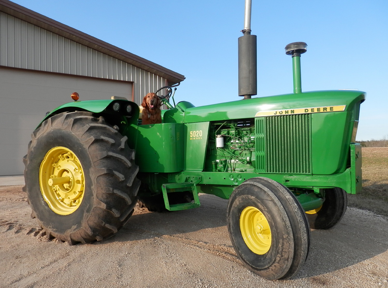 JD 5020 Dsl Wheatland restored tractor, engine OH w/just 5-hrs. on new ...