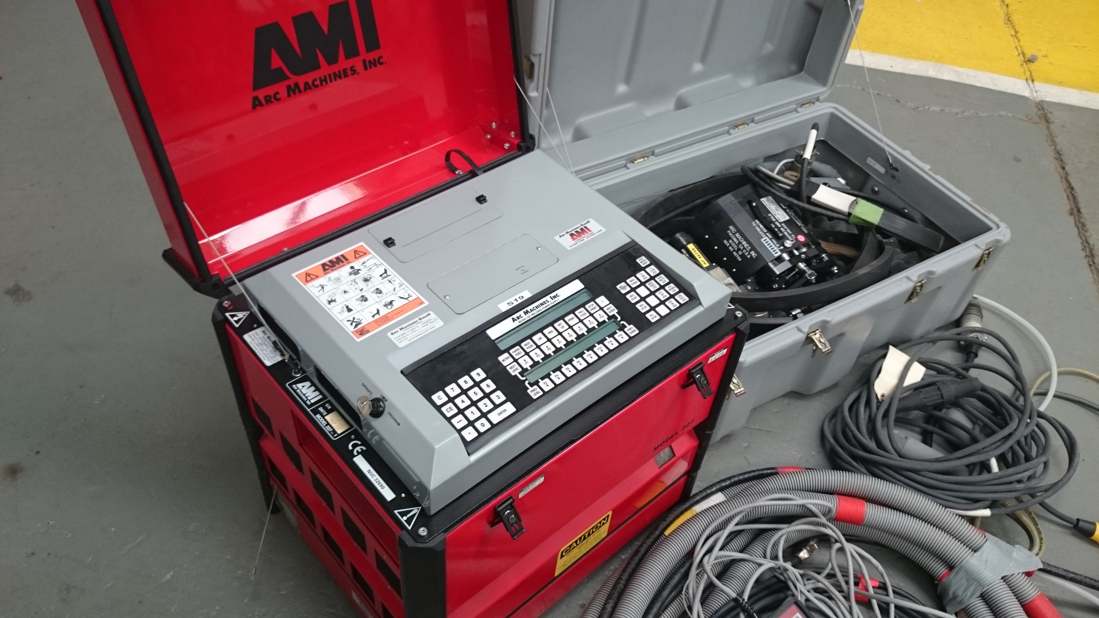 Lot consists of 1 x AMI M227 orbital pipe welder with cooling, s/n ...