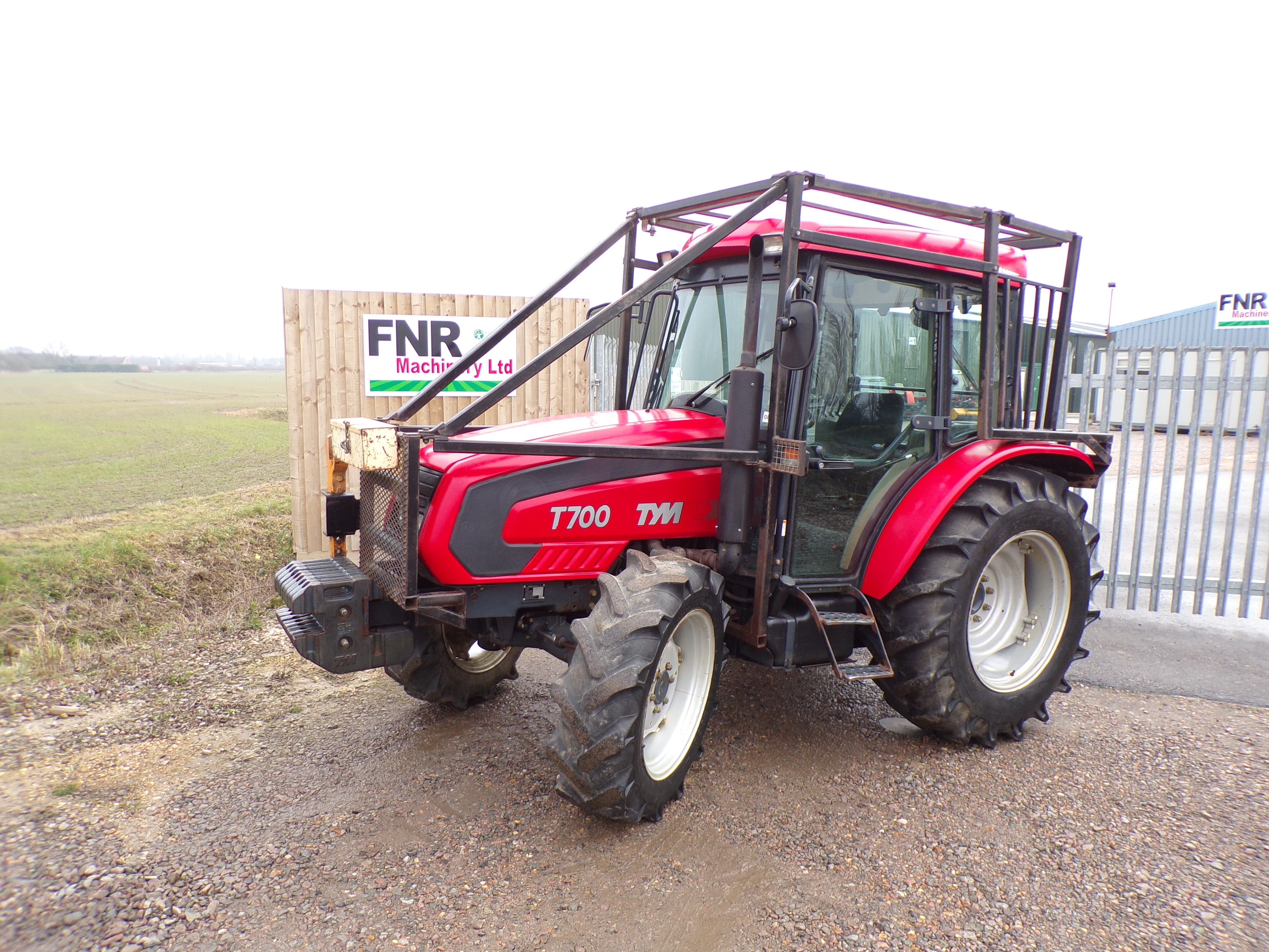 Tym T700 Tractor With Forestry Cage FIRST SOLD 200 HOURS 2238 70HP 3 ...