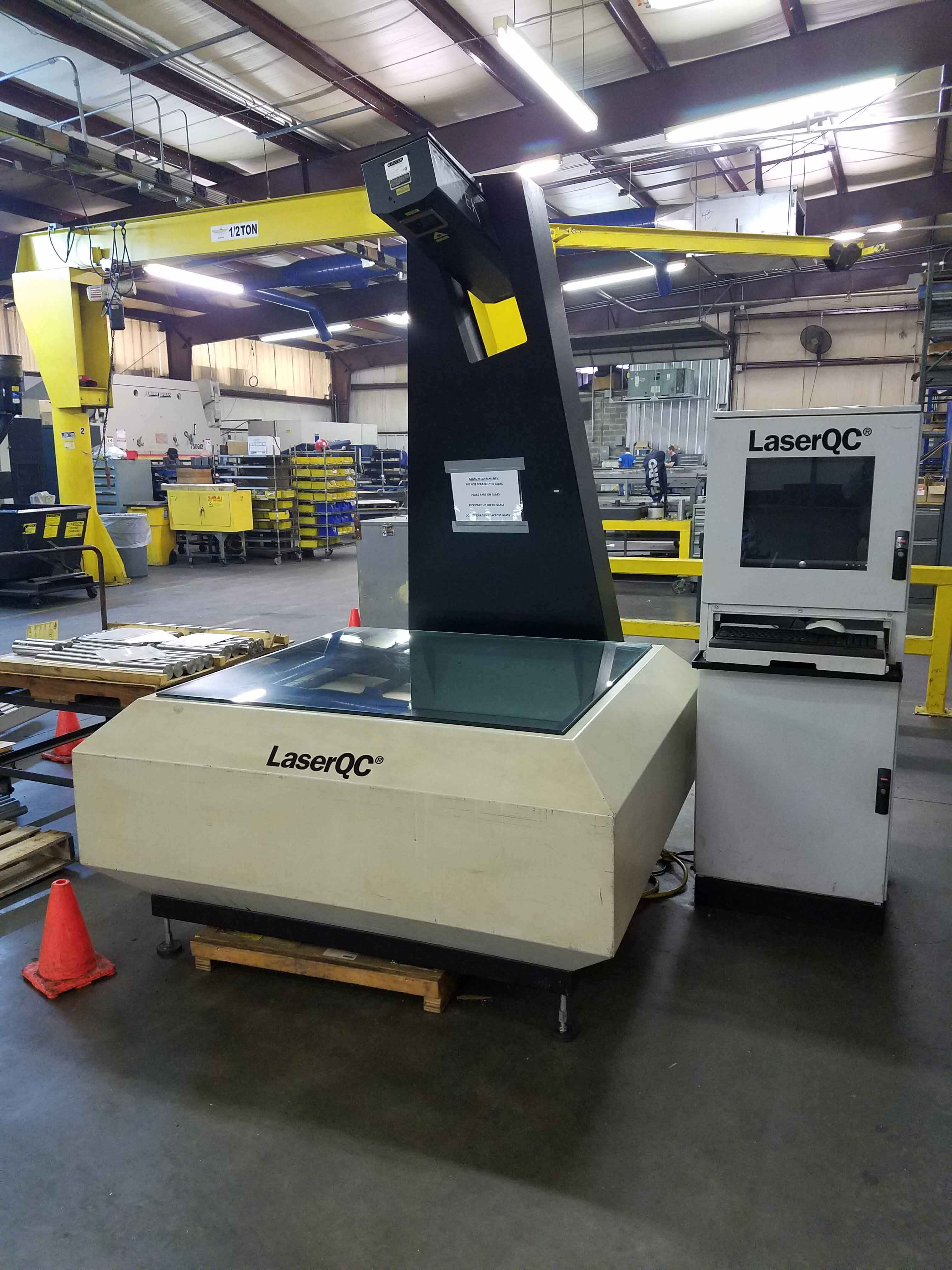 VIRTEK MDL. QC LPS-1DS LASER INSPECTION MACHINE, new 2006, 48" X 48" X ...