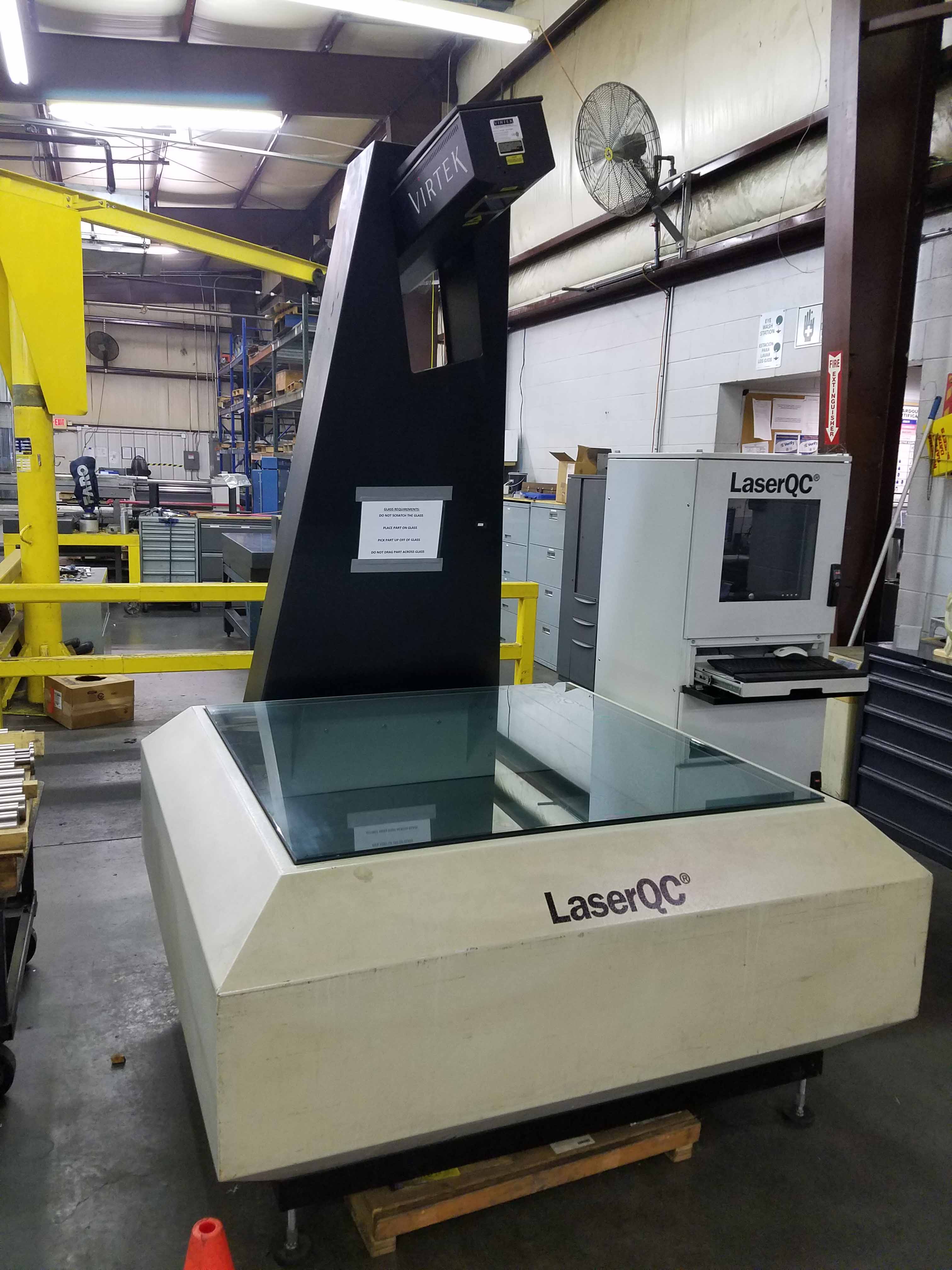 VIRTEK MDL. QC LPS-1DS LASER INSPECTION MACHINE, new 2006, 48" X 48" X ...