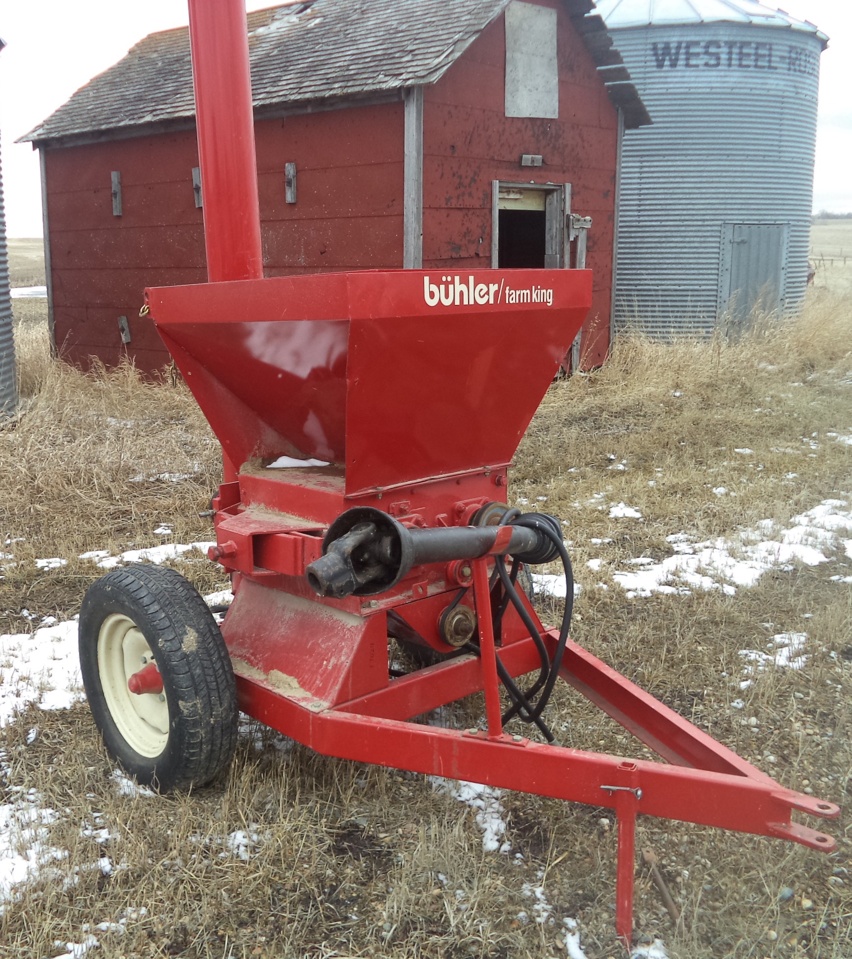 Buhler Farm King PTO Roller Mill S/N: 24500073
