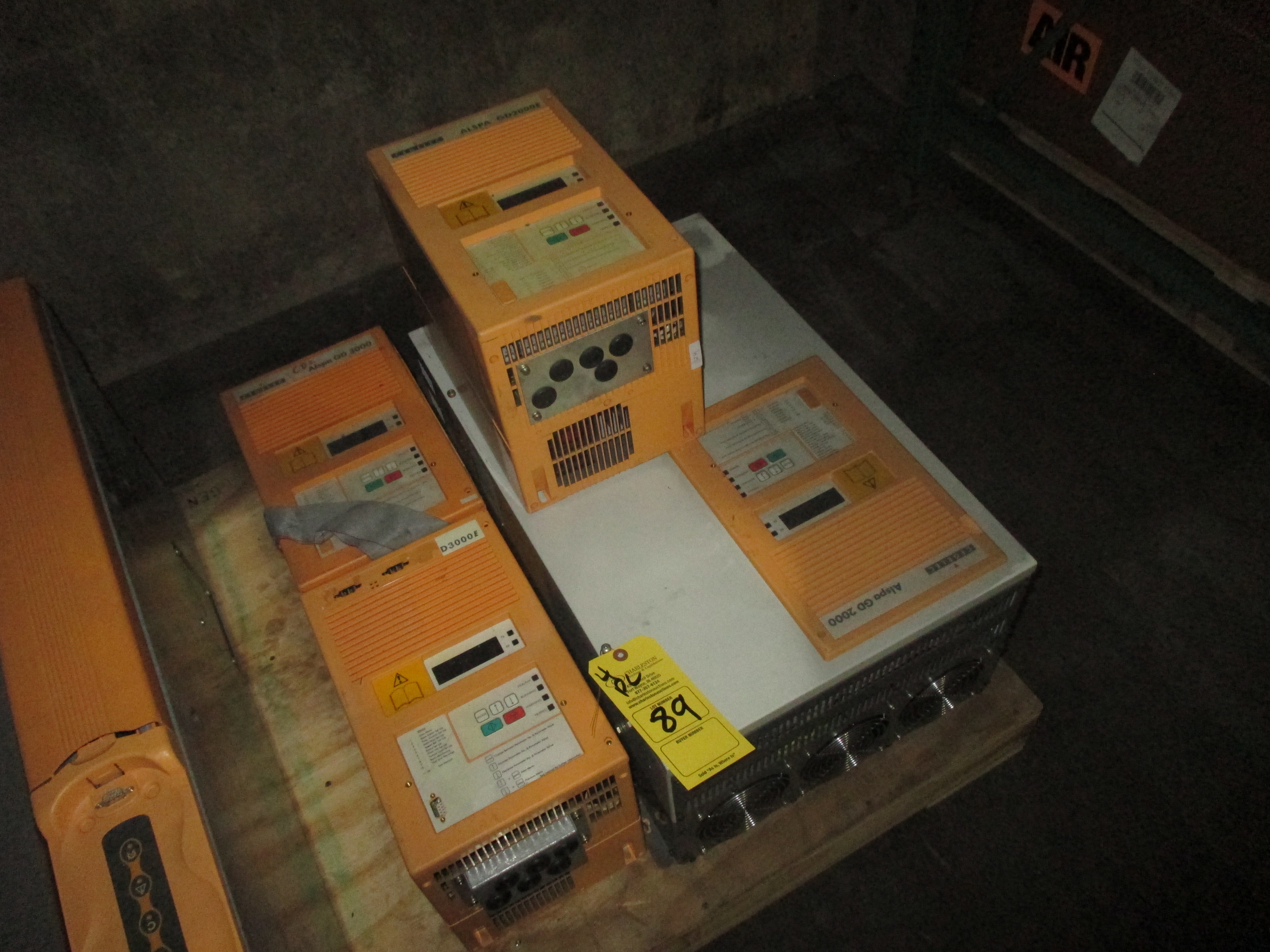 (1) CEGELEC; ALSPA GD2000E; (1) CEGELEC; ALSPA GD3000; (1) CEGELEC ...