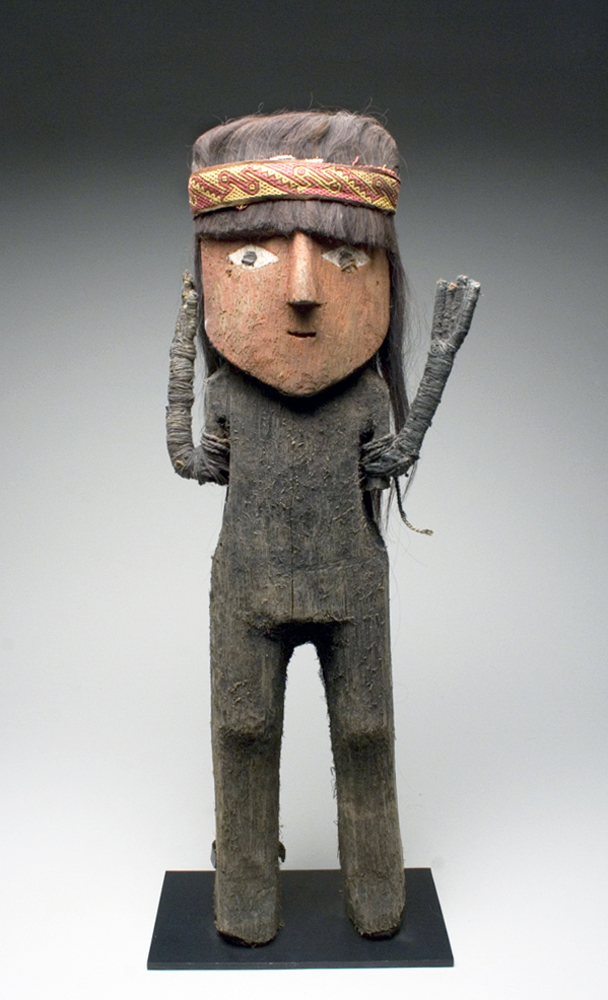 Chancay Mummy Figure - Wood, Textile, Hair Pre-Columbian, Peru, Chancay ...