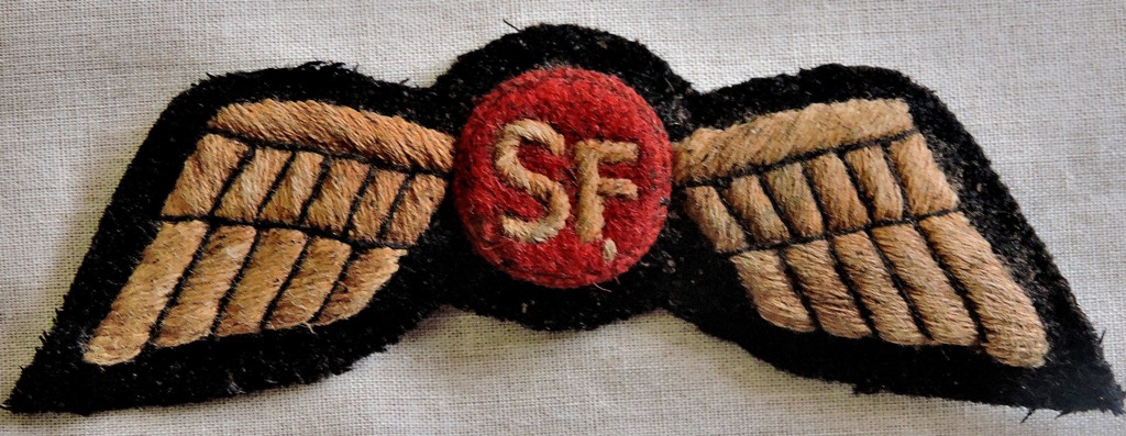 SAS Operation Jedburgh pair of scarce jump wings "SF" VF