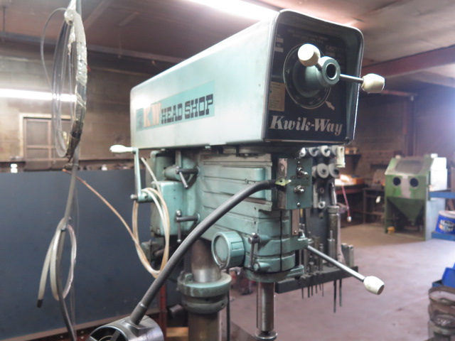 Kwik-Way “Head Shop” mdl. 019 Valve and Seat Machine s/n 2808 w/ 7 ½” x ...