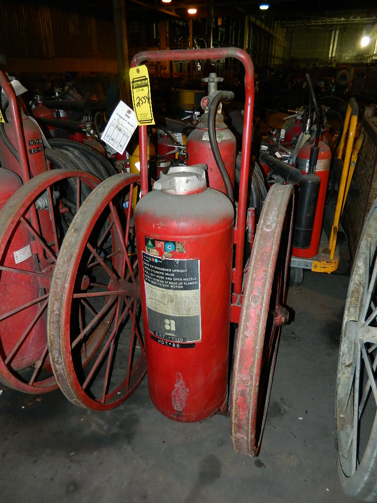 ANSUL FIRE EXTINGUISHER WITH CART & HOSE