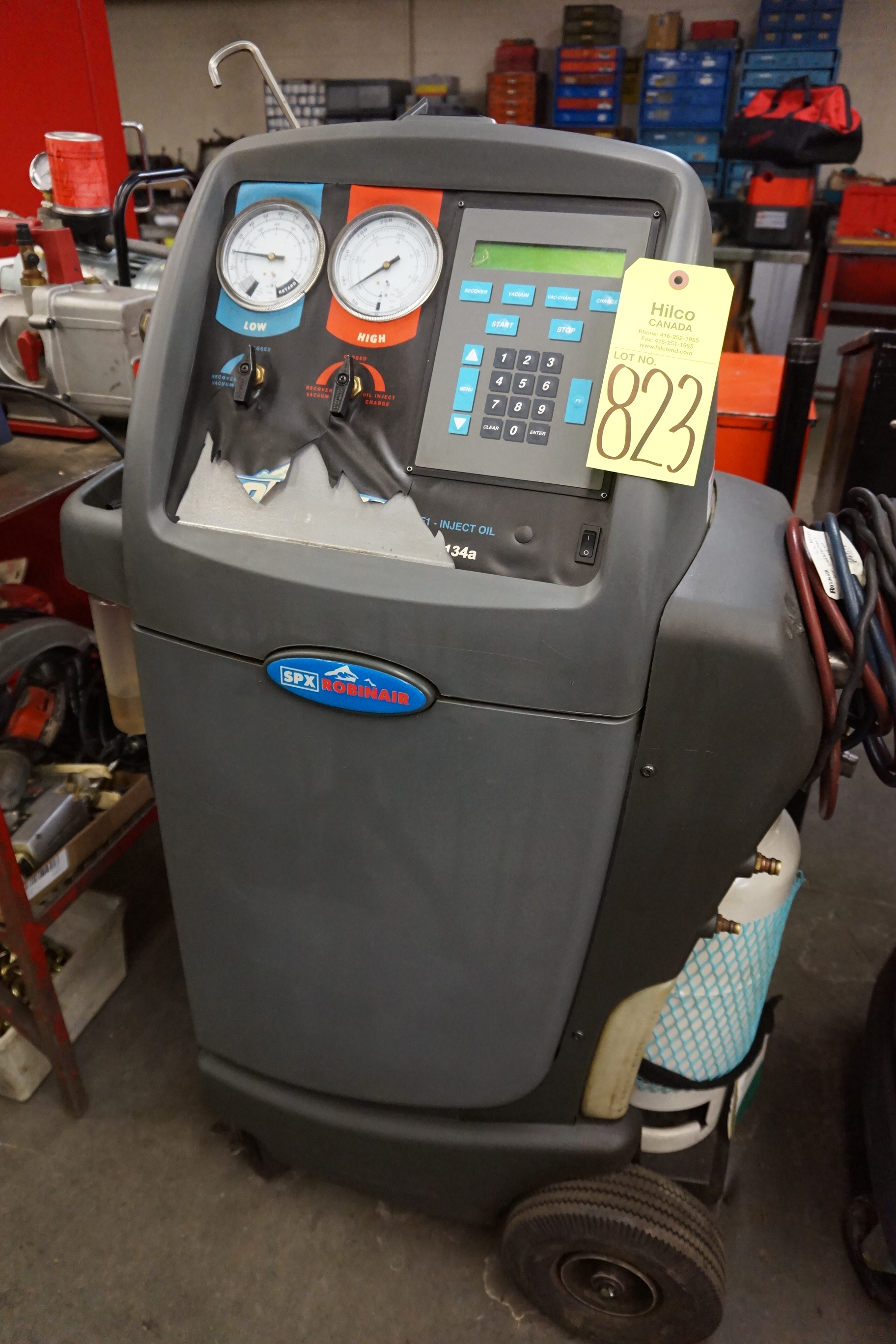 Robinair Model Cool Tech 700 R-134A Refrigerant Recovery Recycling ...