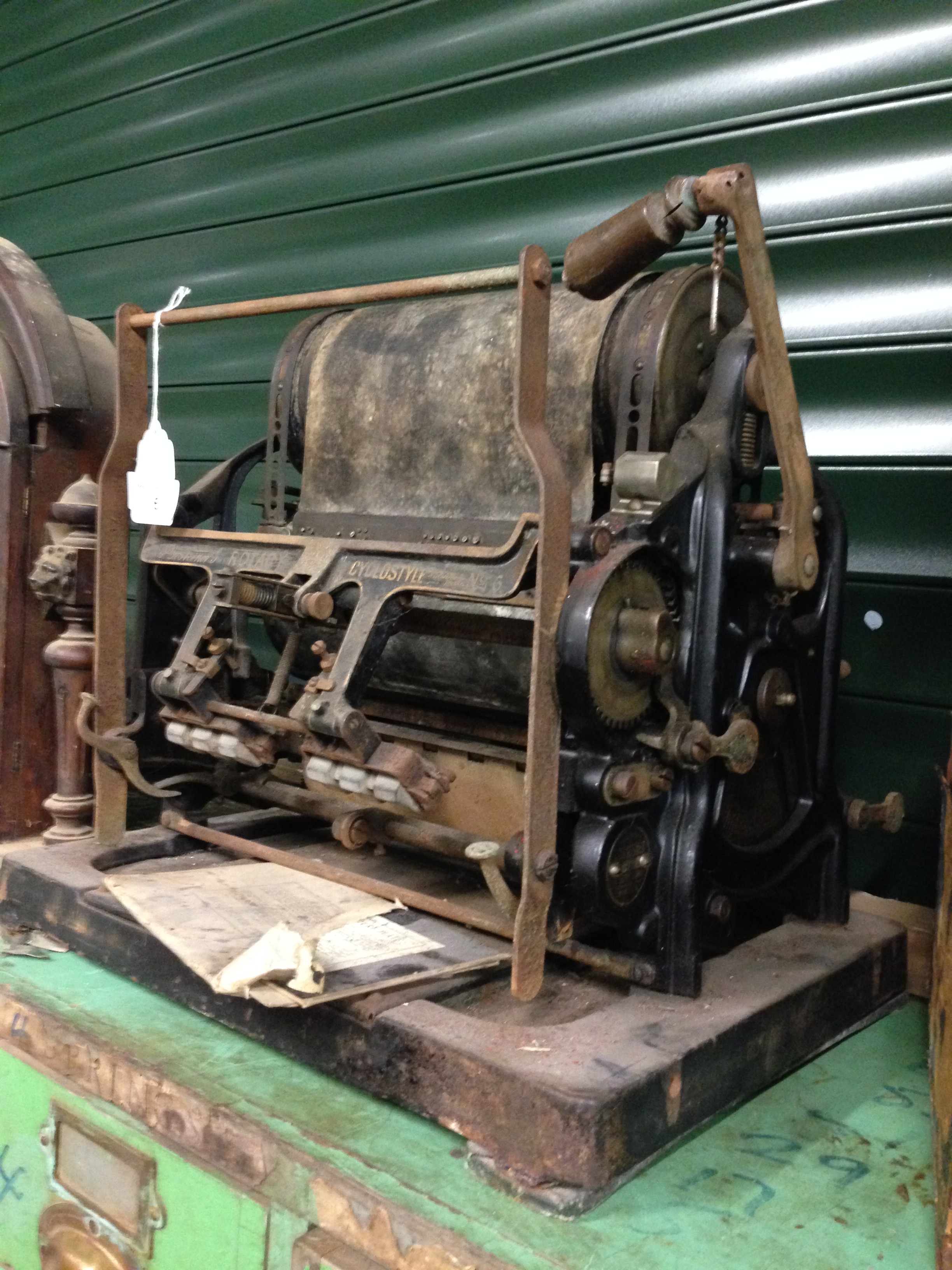 ROTARY CYCLOSTYLE NO 6. printing machine.