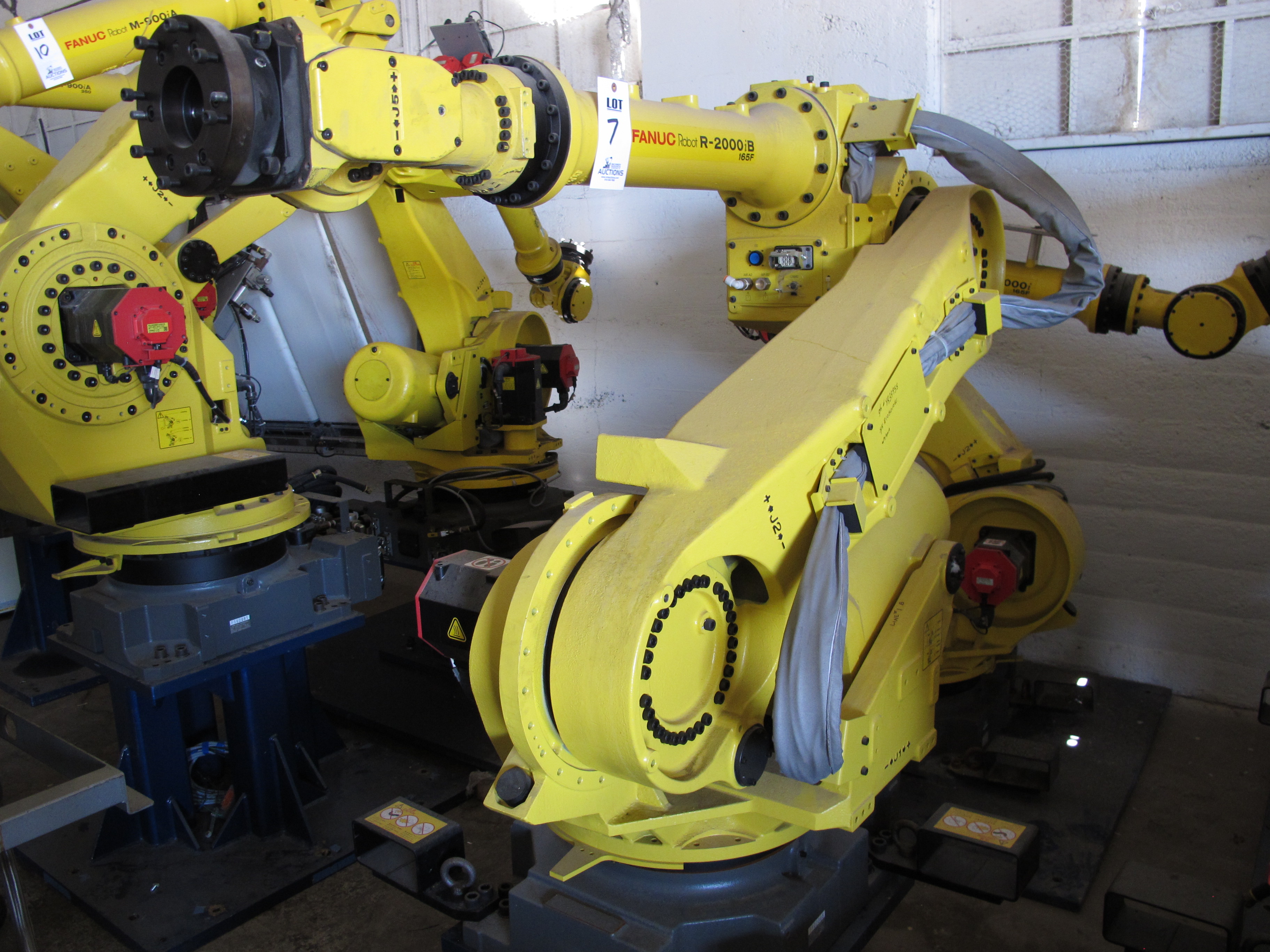 FANUC INDUSTRIAL JOINTED ARM ROBOT, MODEL R-2000iB 165F, TYPE A05B-1329 ...