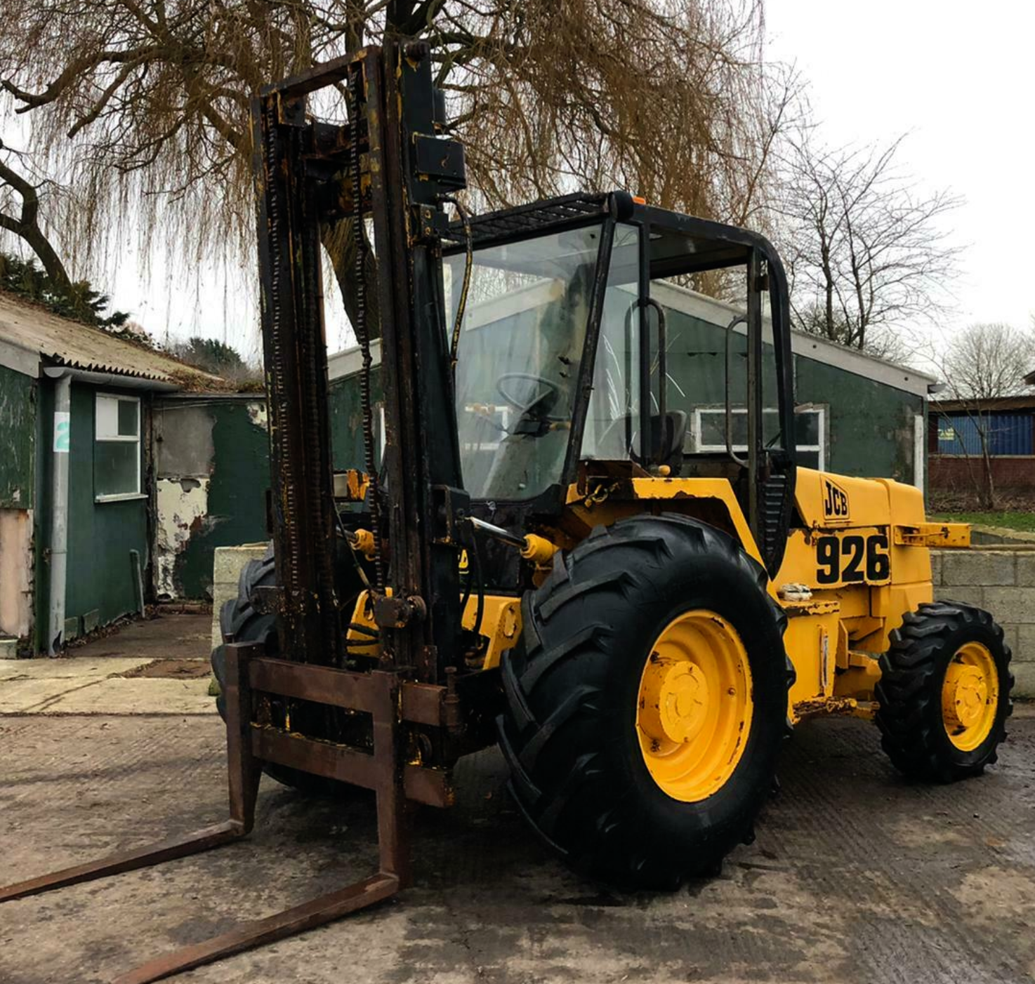 JCB 926 rough terrain forklift Showing 9000 hours 4x4 Forward and ...