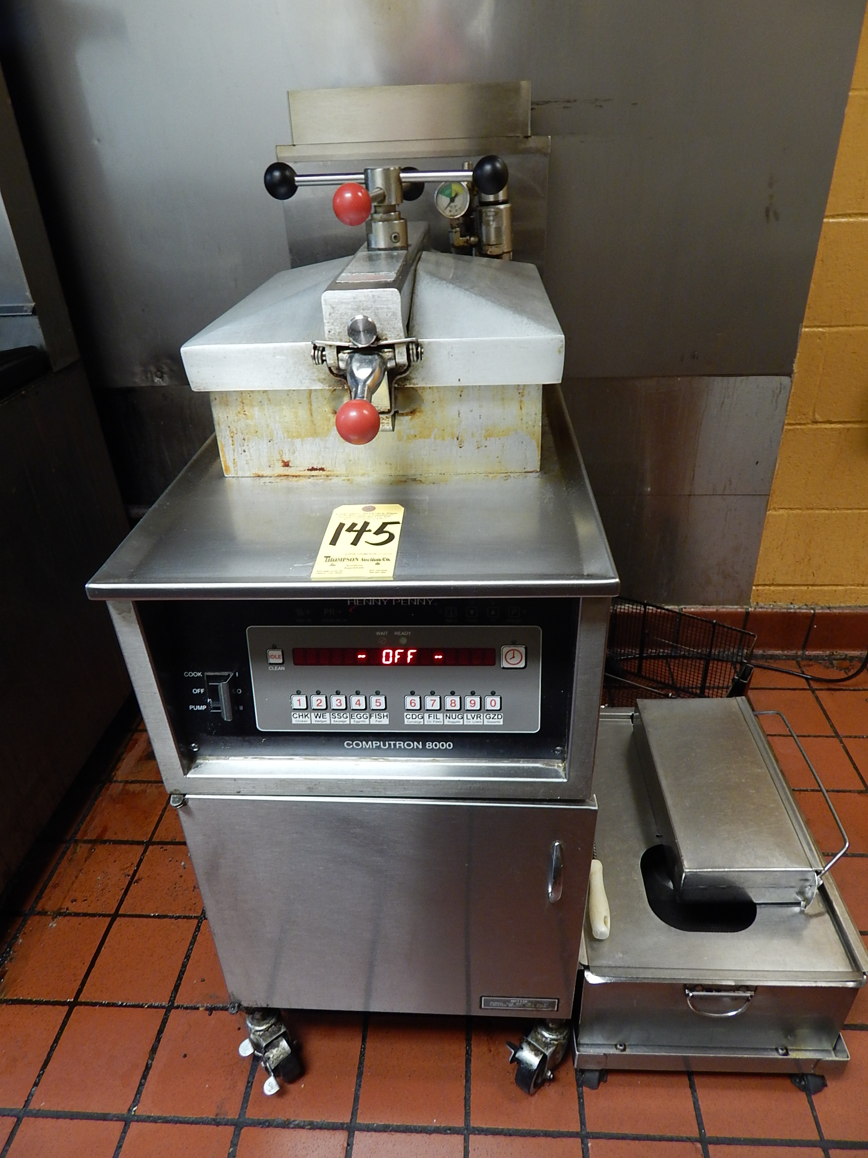 Henny Penny Model 600 Gas Pressure Fryer w/ Computron 8000 Control