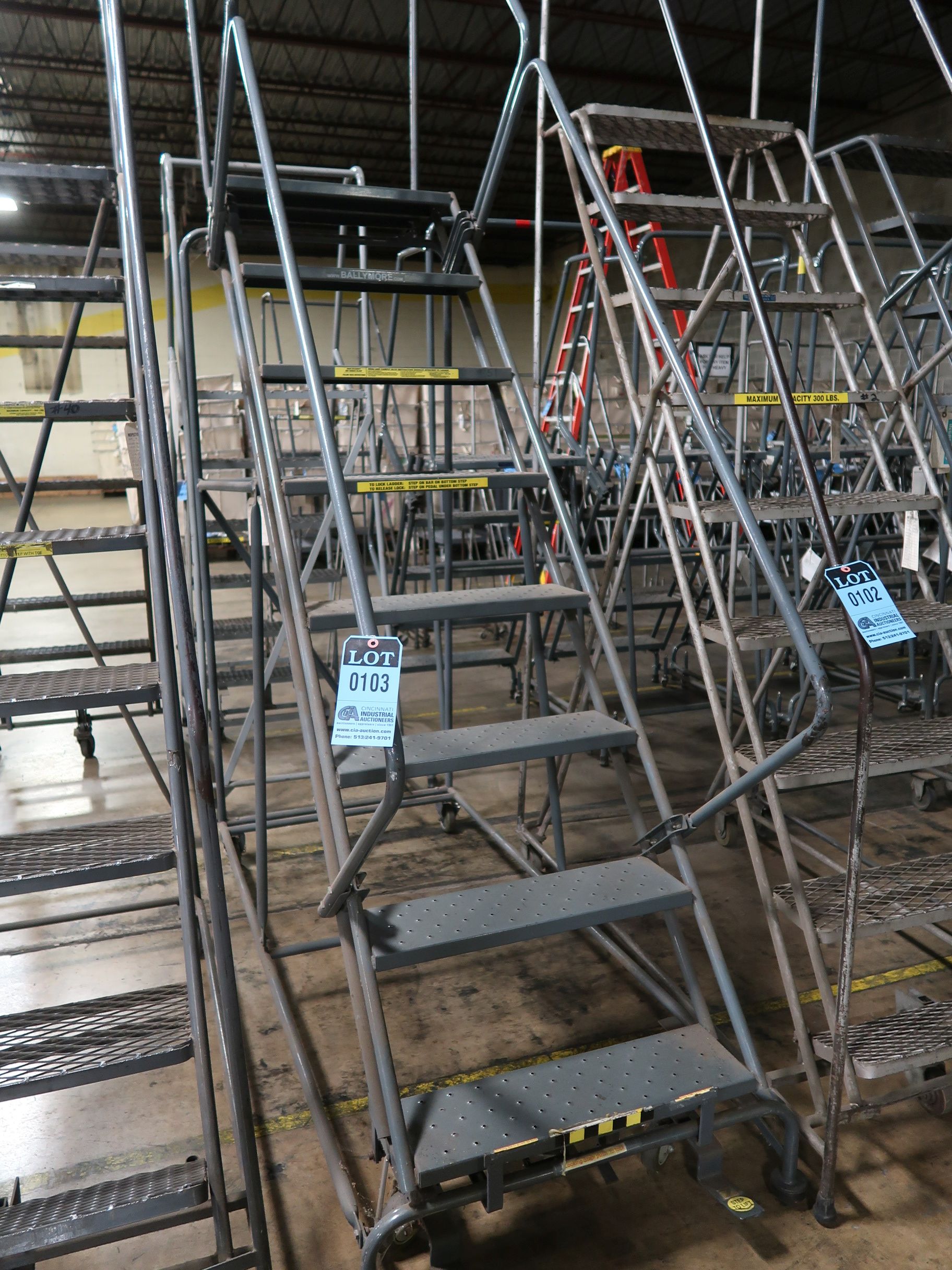 { Group of lots: 103, 104, 104A (P) } 6' PORTABLE SHOP LADDER