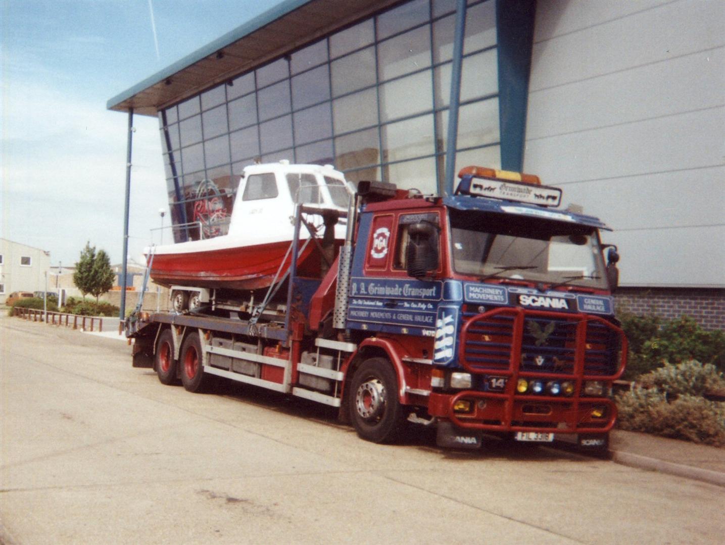 1990 Scania 143M rigid beavertail lorry Reg. No. FIL 3318 Chassis No ...