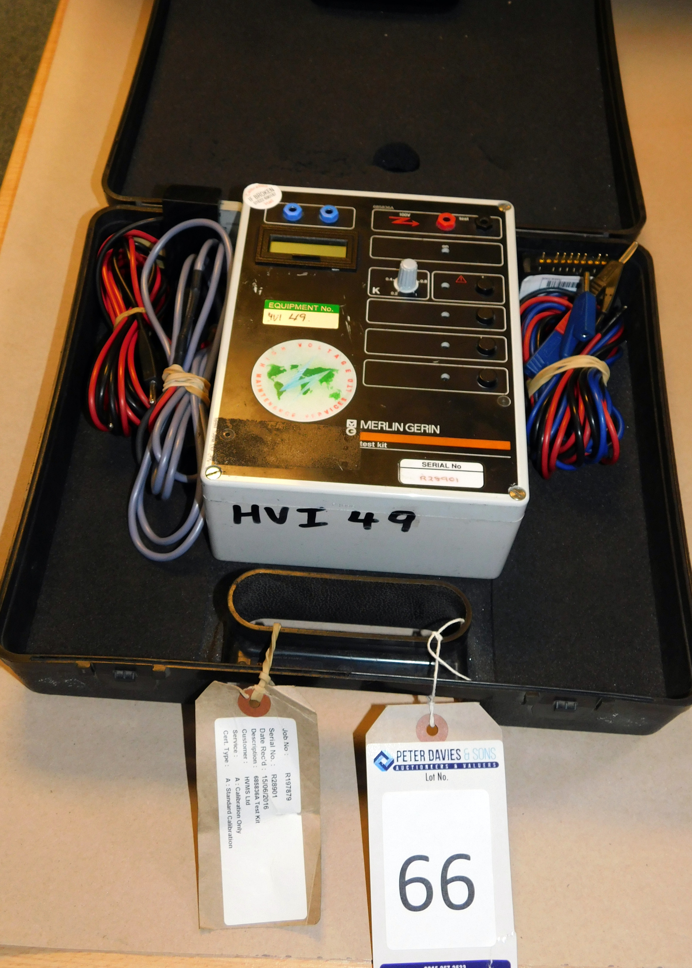 Merlin Gerin 685836A Test Unit