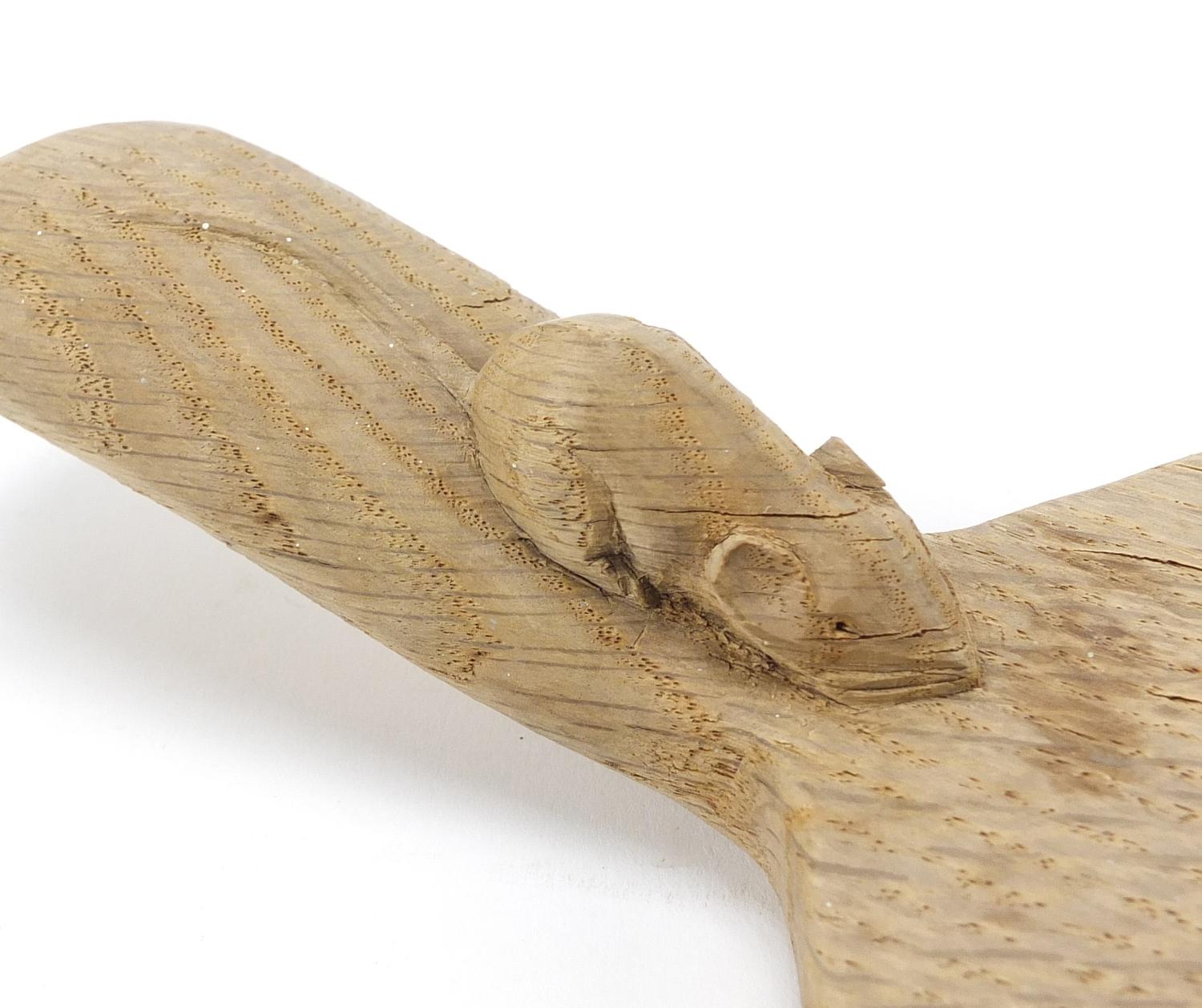 Robert Thompson Mouseman oak cheese board carved with a signature mouse ...