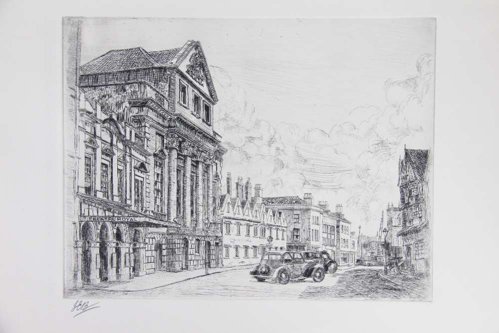 John Edward Bird (British 20th century) Ten etchings, University Tower ...