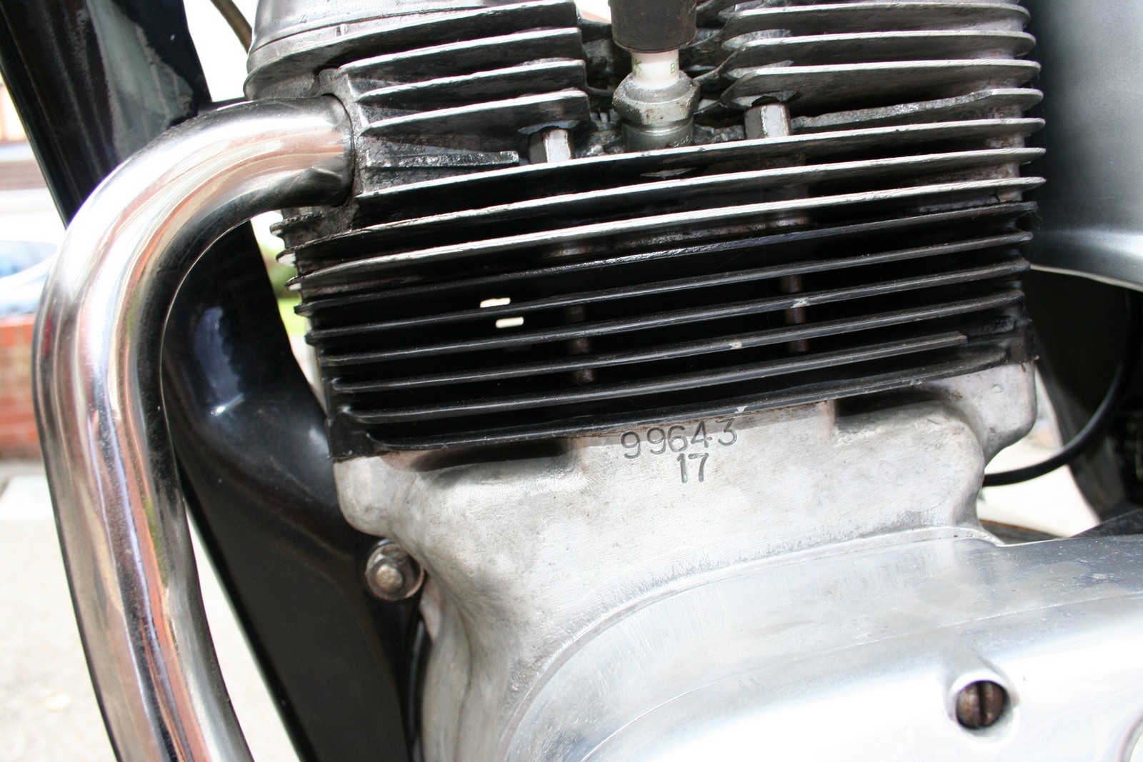 1958 Triumph Tiger Cub 200 cc. Registration number JJV 918. Frame ...