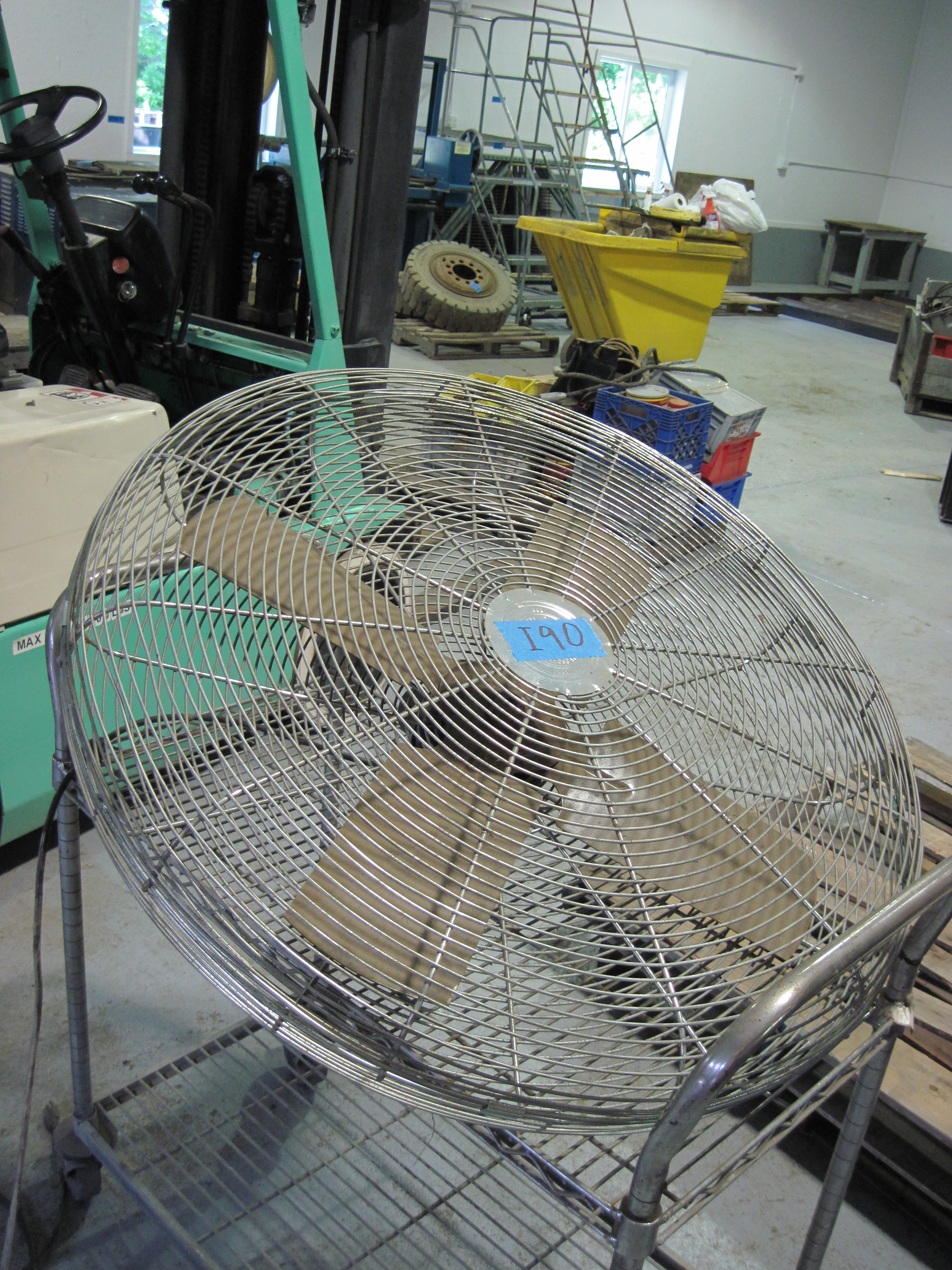 Phil Rich Electric Windmaker, Fan: Approx Dia. 29”/ Cage Approx. Dia ...