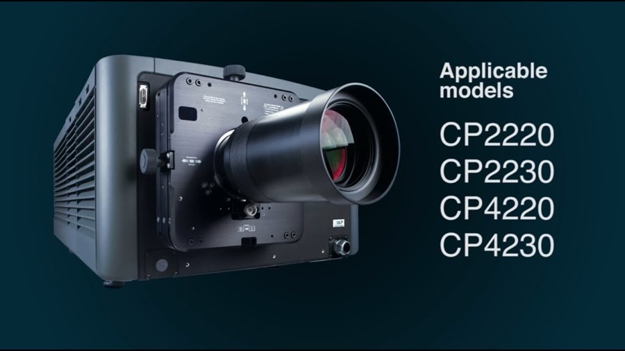 Christie CP2230 Digital Projector with PGBFL 116.5mm DPL Cinema Lens ...
