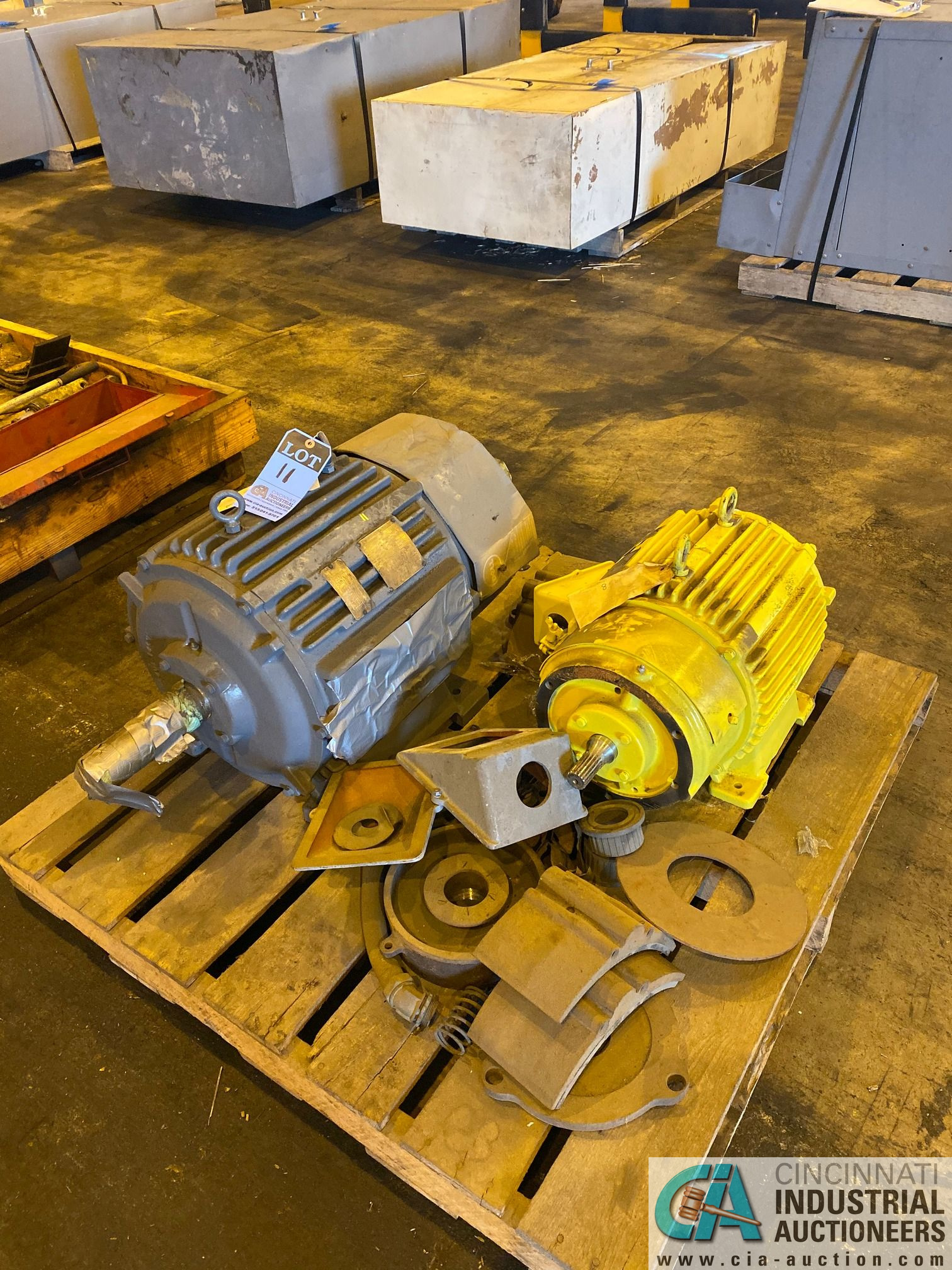 (LOT) 50 HP WOUND ROTOR MOTOR & 10 HP WOUND ROTOR MOTOR
