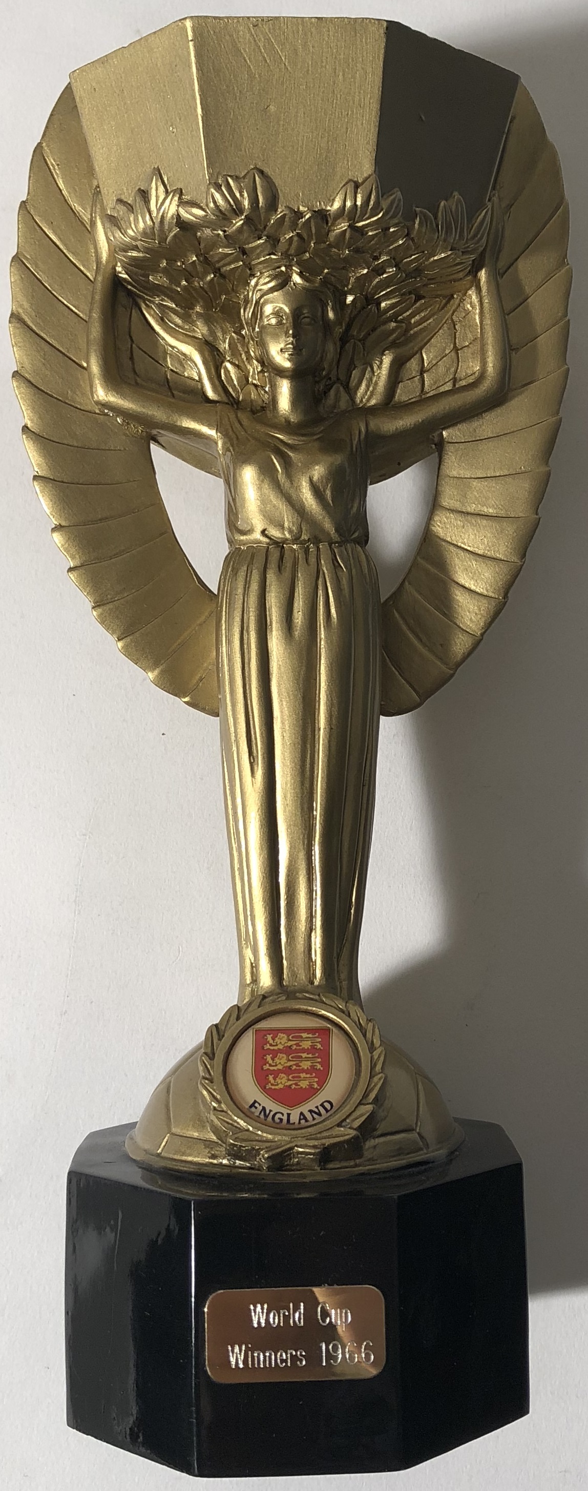 REPLICA TROPHIES - JULES RIMET & EUROPEAN CUP. Two replica trophies to ...