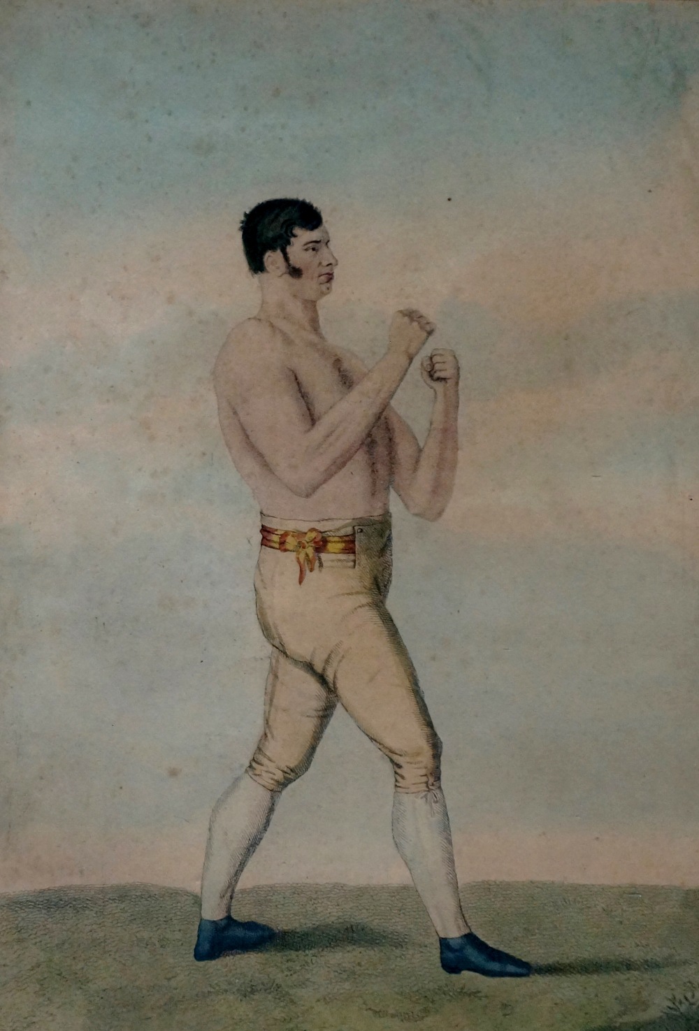 Pugilism - a pair of 19th Century prints: James Belcher and Thomas ...