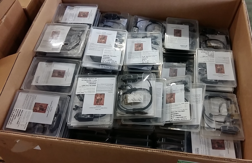 Racal Acoustics Esterline Frontier 1000 communication headset systems